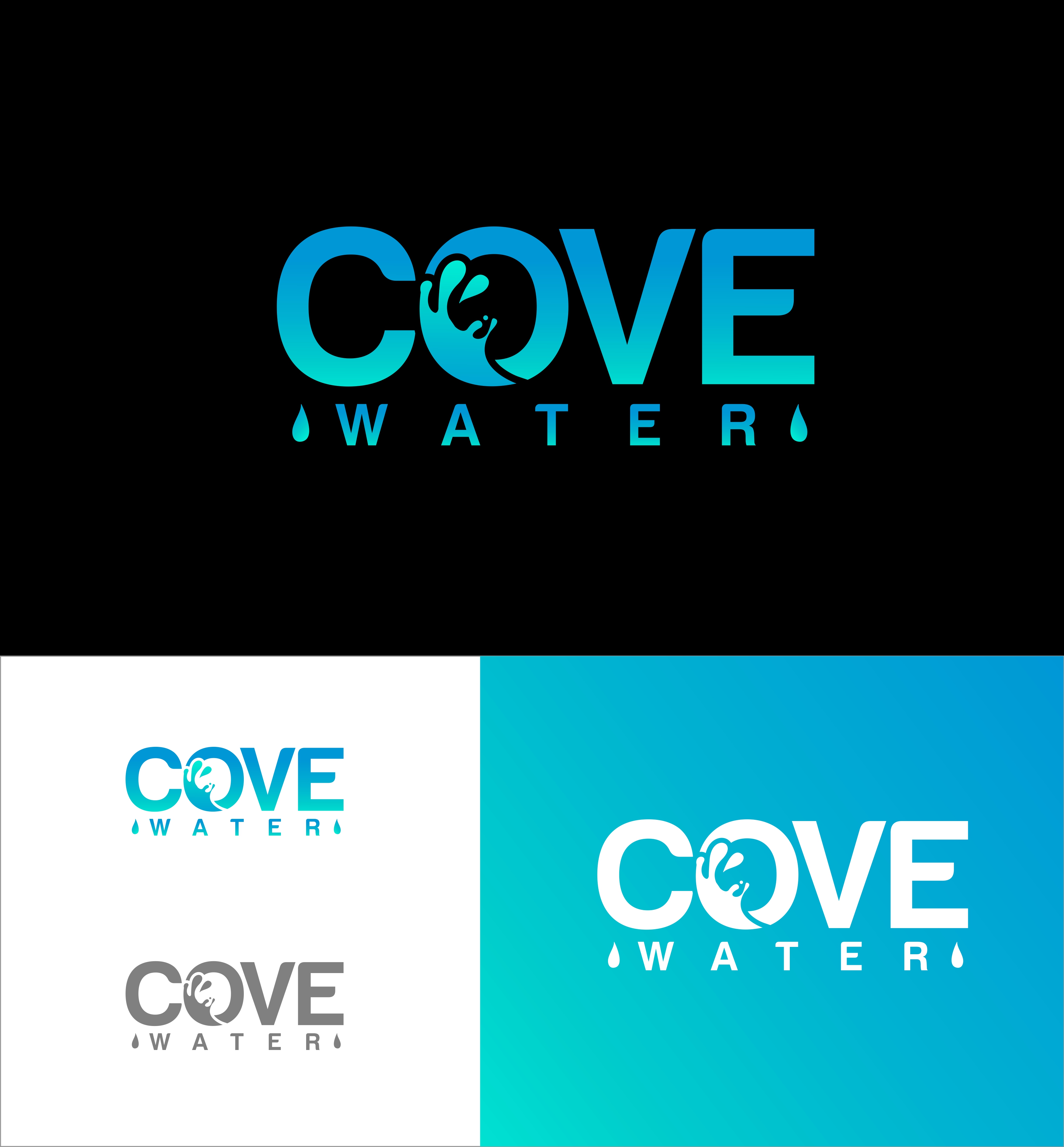 Serious, Modern Logo Design for Cove Water by Jalpa Jadav | Design ...