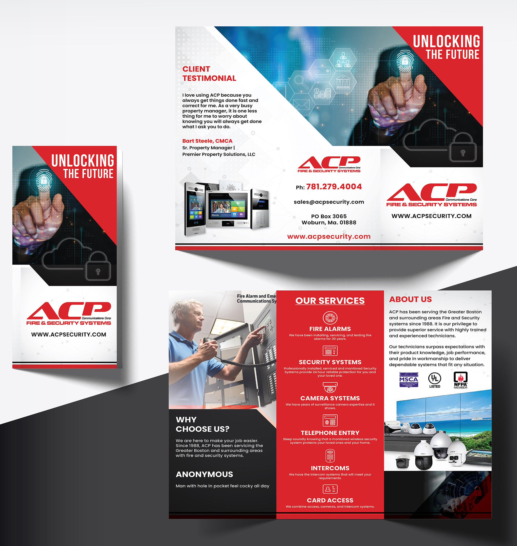 Flyer Design for ACP Fire & Security by creativemood438 | Design #28905617