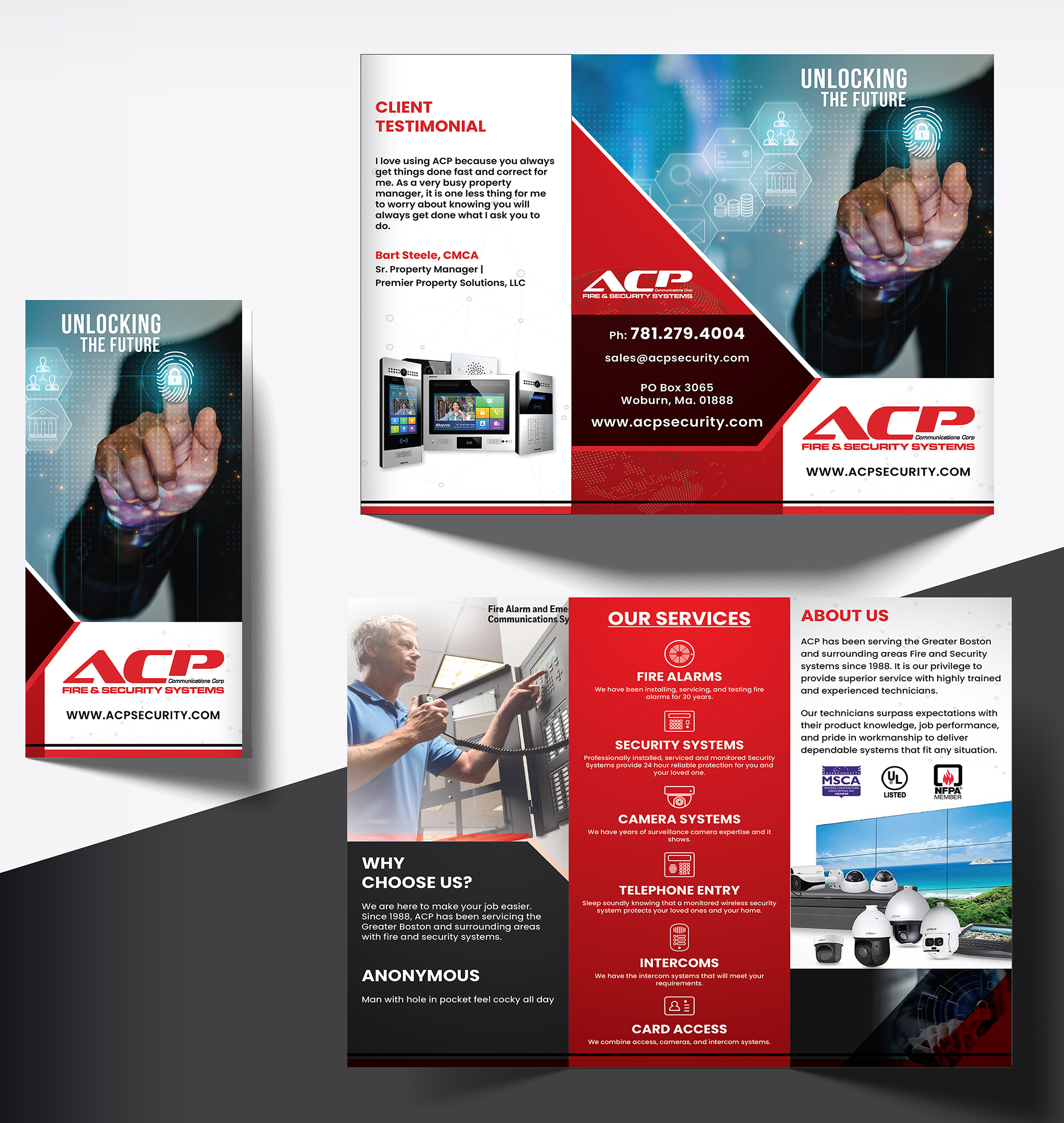 Flyer Design for ACP Fire & Security by creativemood438 | Design #28974155