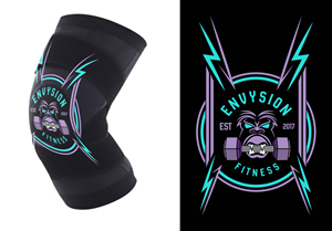 Envysion fitness knee sleeves | 15 Graphic Designs for Envysion Fitness