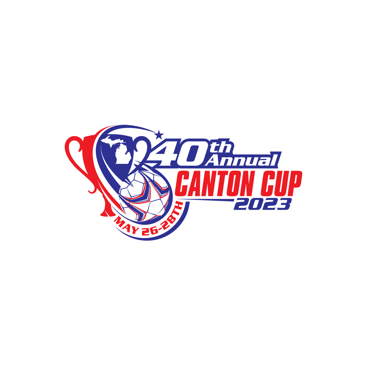 Modern, Playful Logo Design for It needs to have "Canton Cup, 2023 and ...