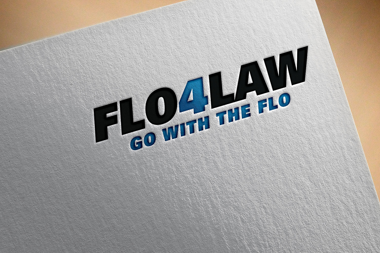 Logo Design for FLO4LAW, GO WITH THE FLO; FLO4LAW RACING by adnan001 2 ...
