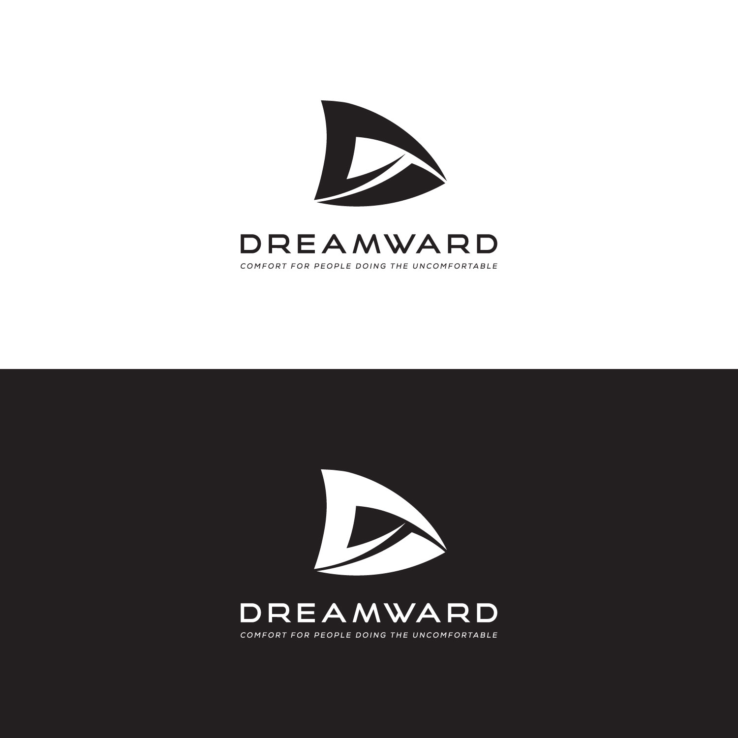 Serious, Modern, Clothing Logo Design for Dreamward (tagline- comfort ...