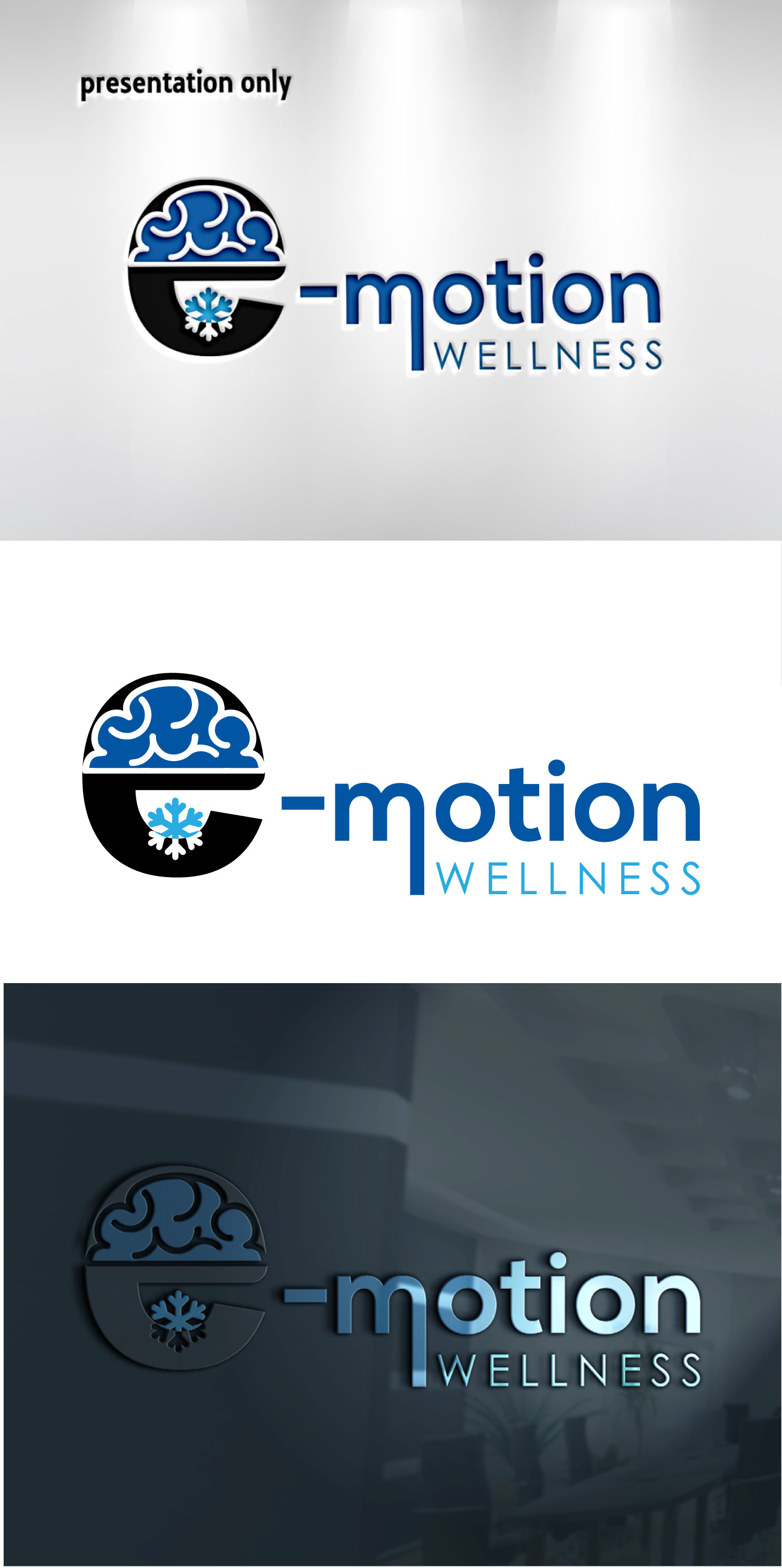 Bold, Colorful, mental health Logo Design for e-motion wellness/ E-/ e ...