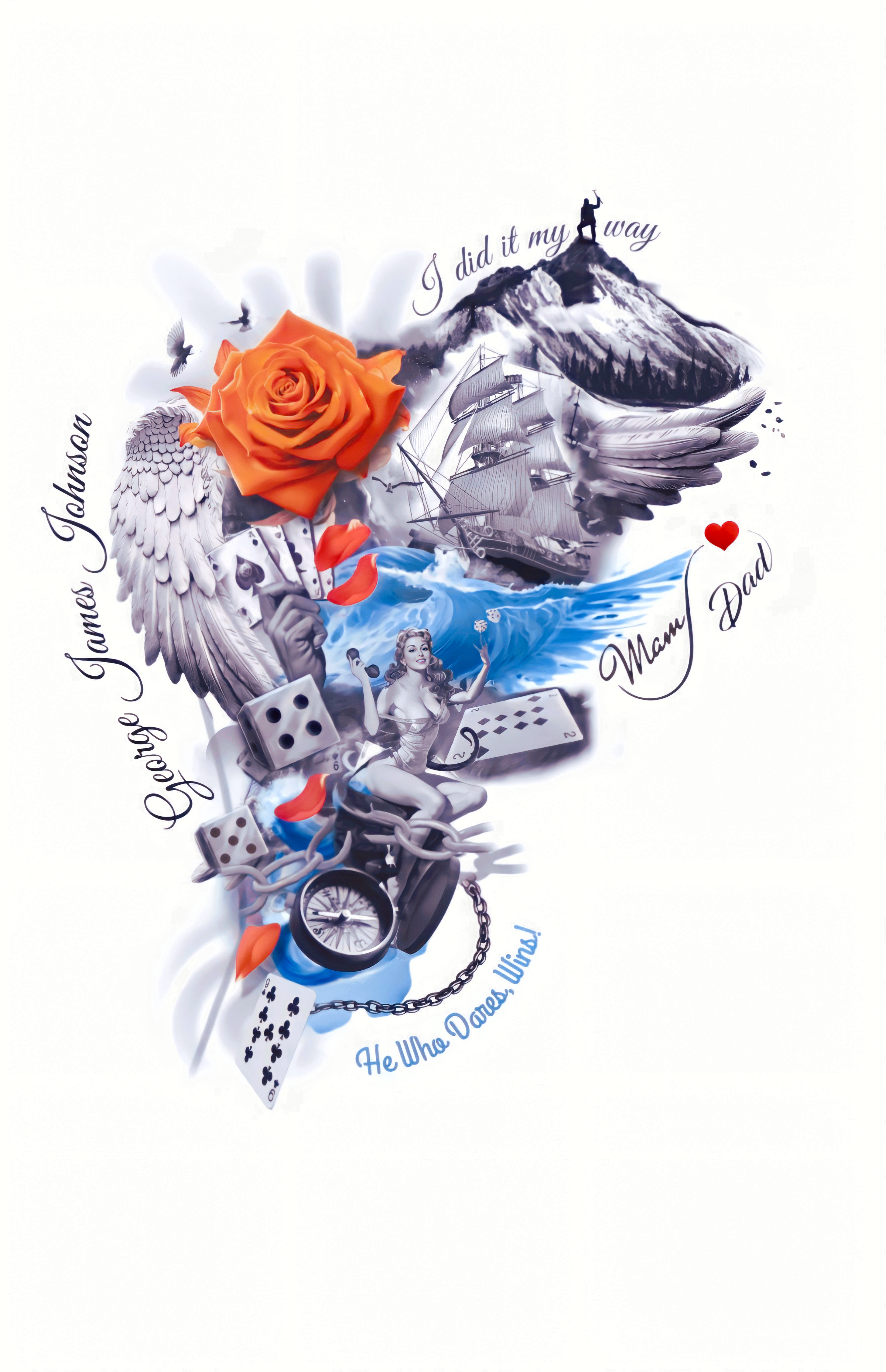 Traditional, Conservative Tattoo Design for a Company by eCCe | Design ...