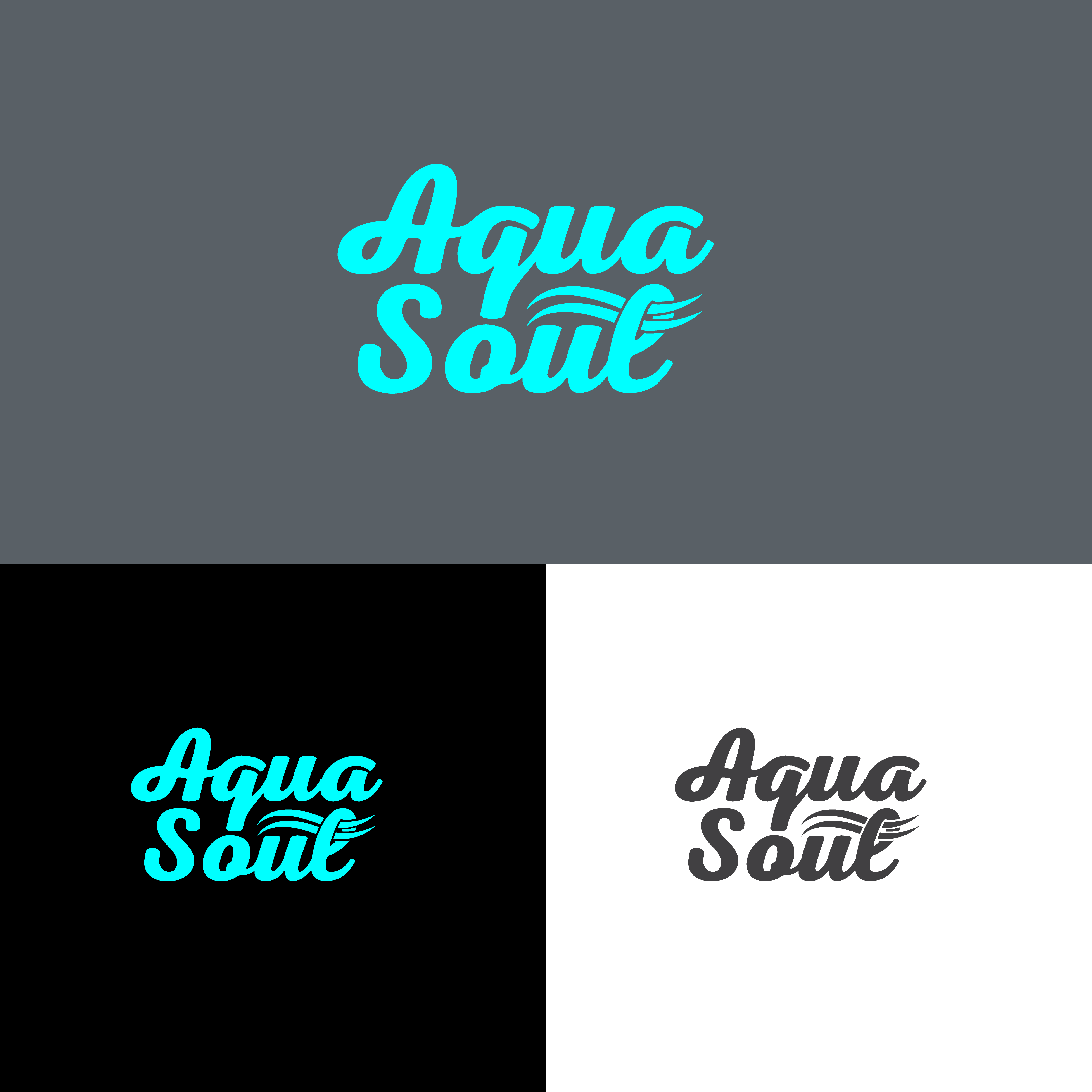 Elegant, Playful Logo Design for Aqua Soul by Kreative MMS | Design ...