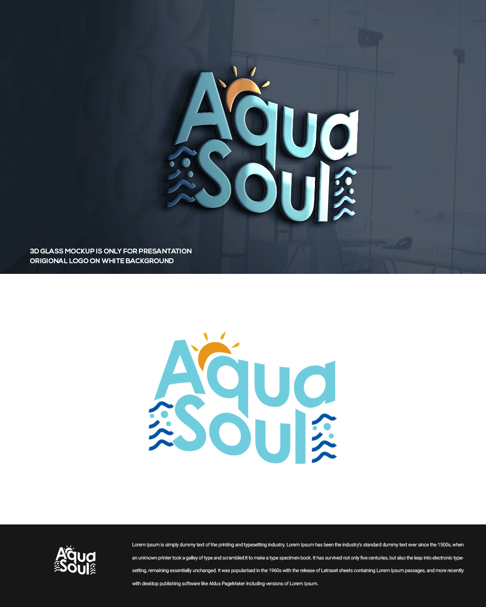 Elegant, Playful Logo Design for Aqua Soul by fasi 2 | Design #28961375