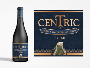 Wine Label for a syrah wine hand crafted from walla walla valley ...