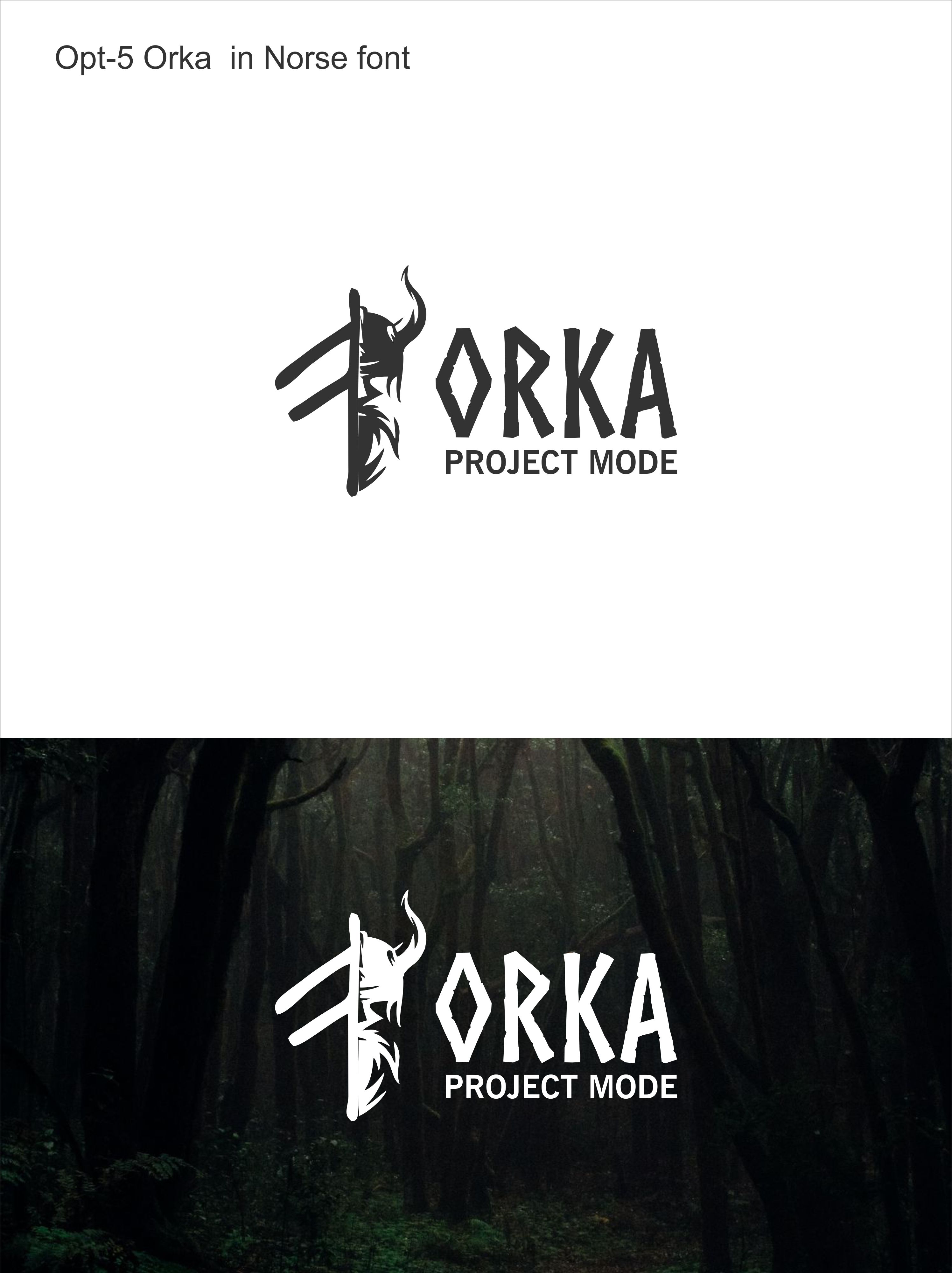 Playful, Masculine Logo Design for Orka Project Mode by SH Designs ...