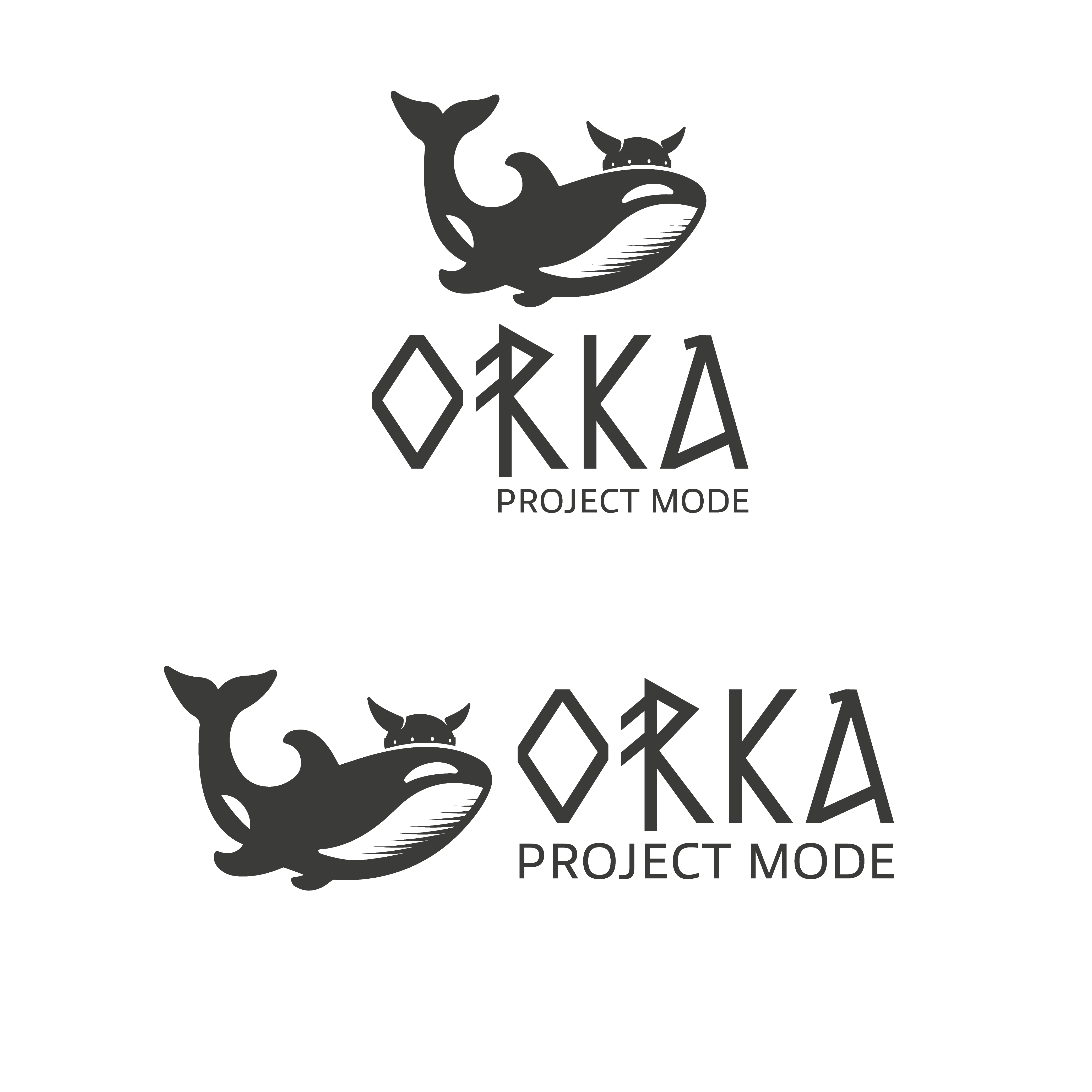 Playful, Masculine Logo Design for Orka Project Mode by Brewyart ...