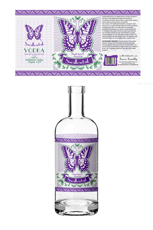 Swallowtail Vodka label redesign | 32 Label Designs for Swallowtail ...