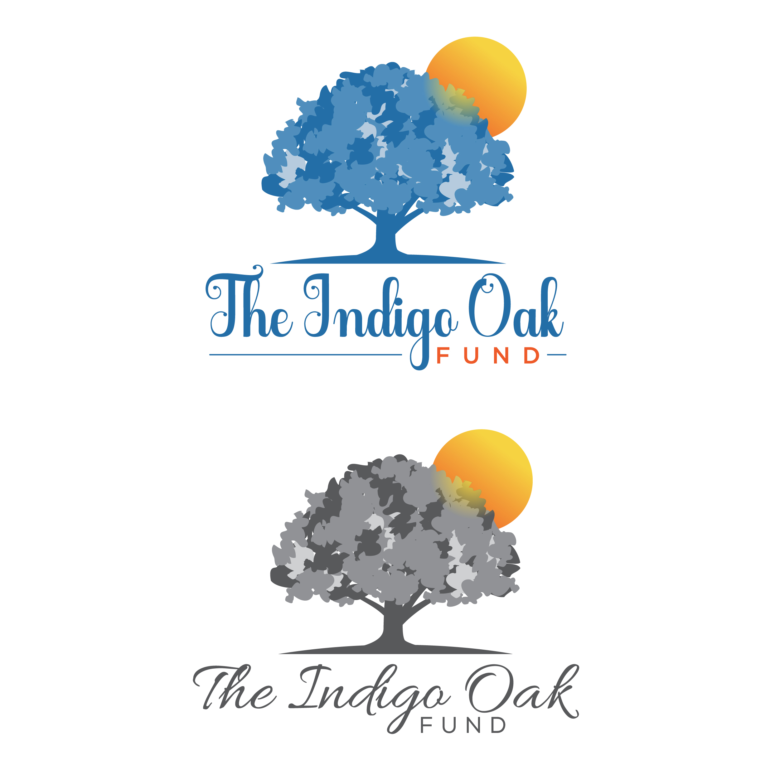 Elegant, Traditional, Private Family Foundation Logo Design for The Indigo Oak Fund by creative ...