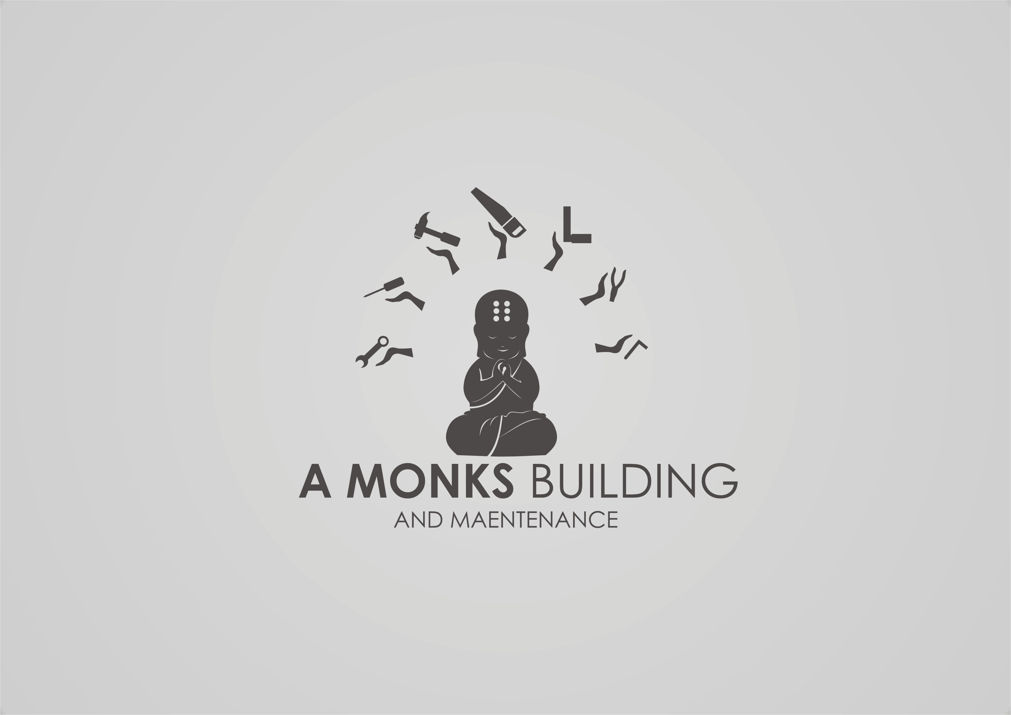 Logo Design for A Monks Building and Maintenance by rgrider | Design ...