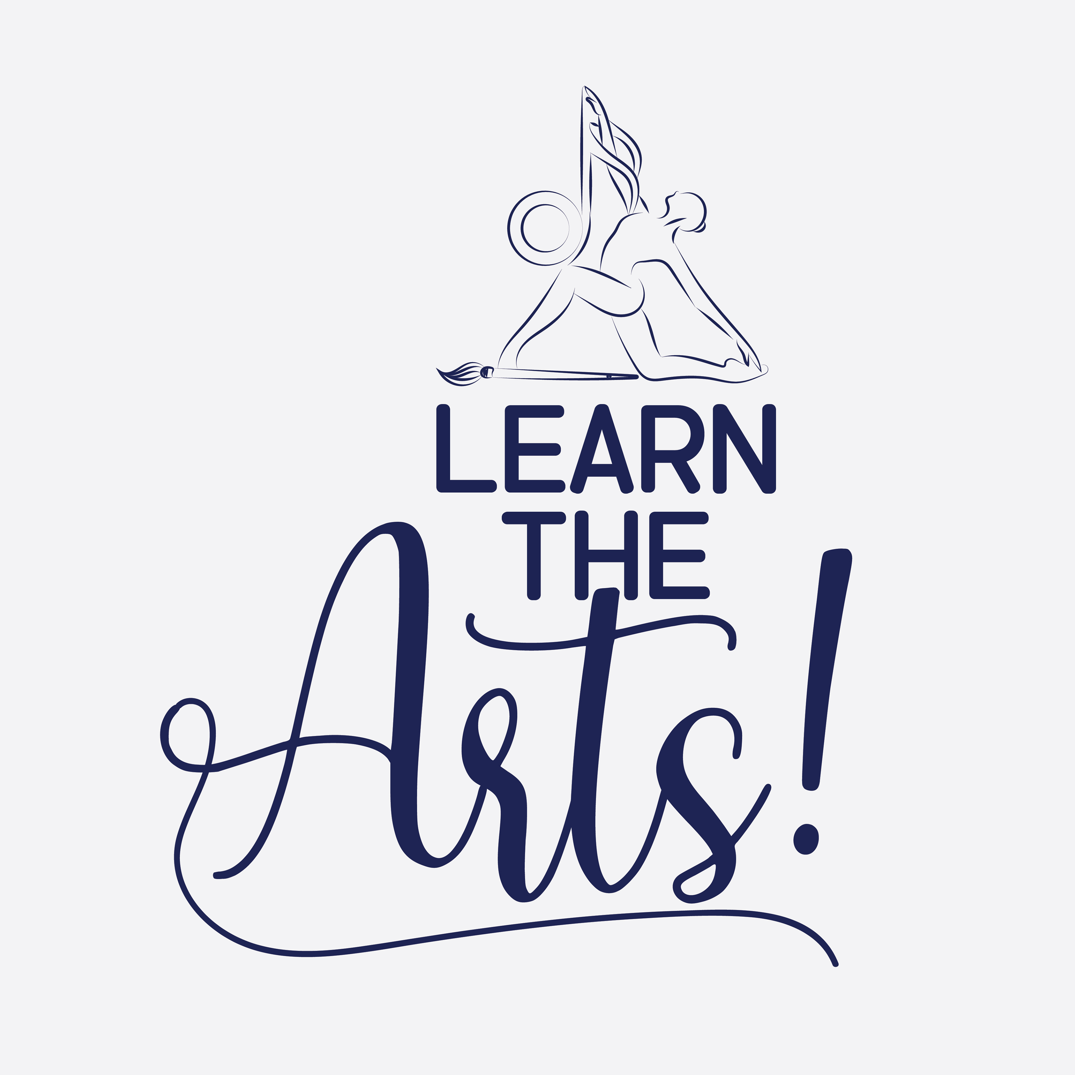 Elegant, Playful, Fine Arts Education Logo Design for Learn The Arts ...