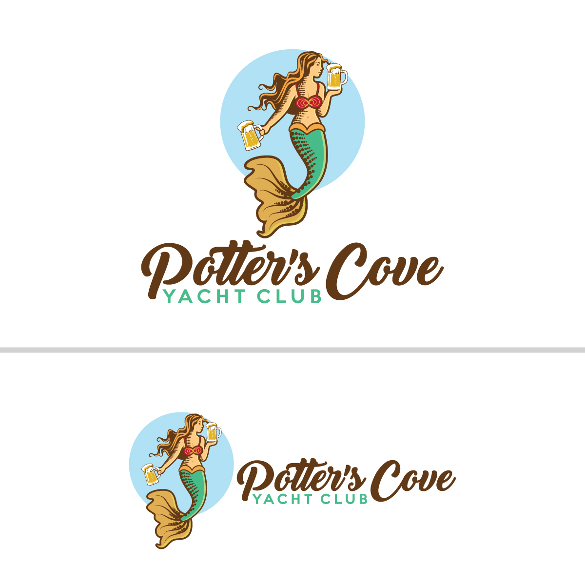 Playful, Traditional, Boating Club Logo Design for Potter's Cove Yacht ...
