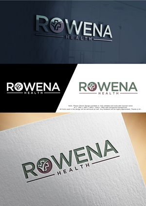 Rowena Health Logo Icon and Text | 170 Logo Designs for Rowena Health