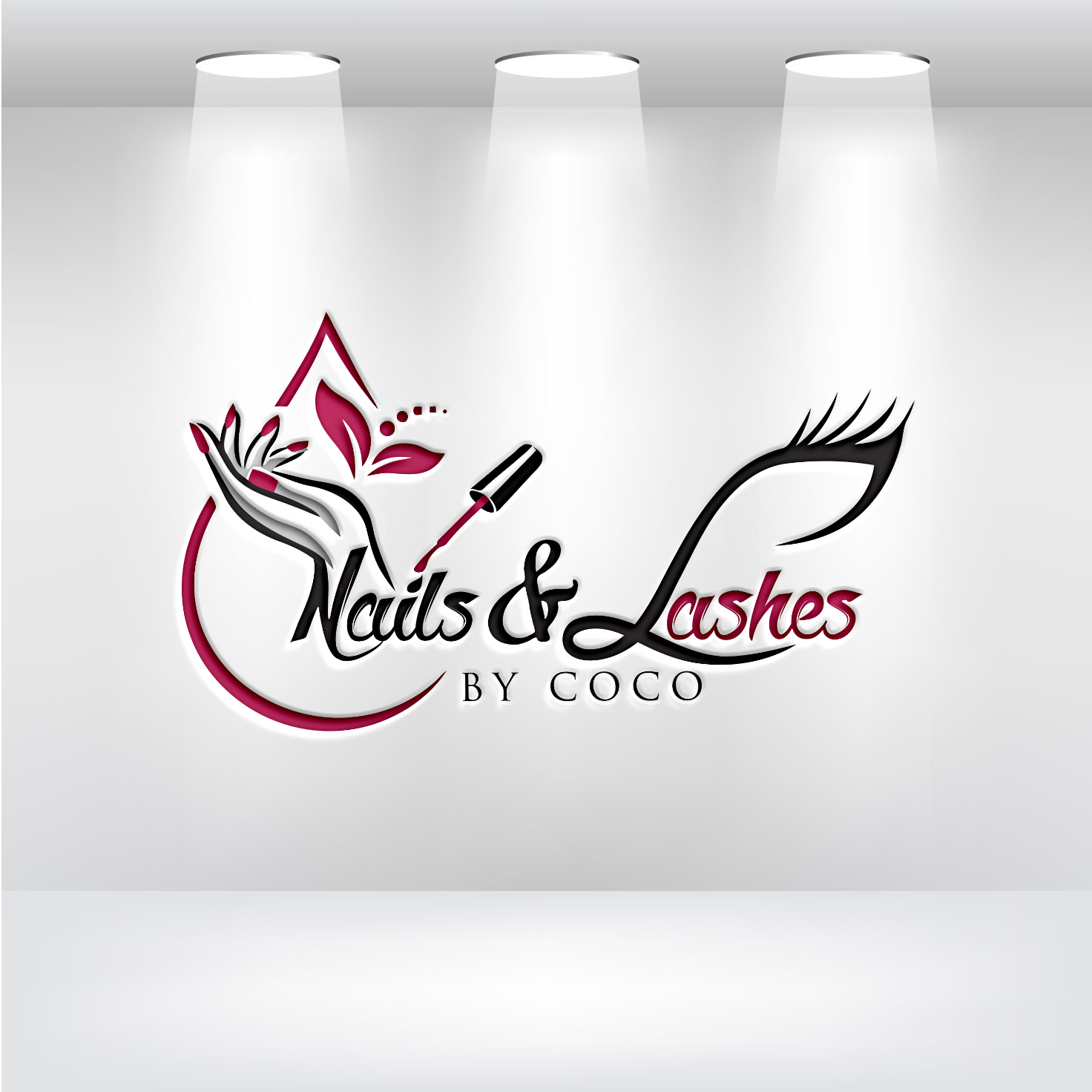Modern, Upmarket, beauty Logo Design for Nails & Lashes By Coco by ...