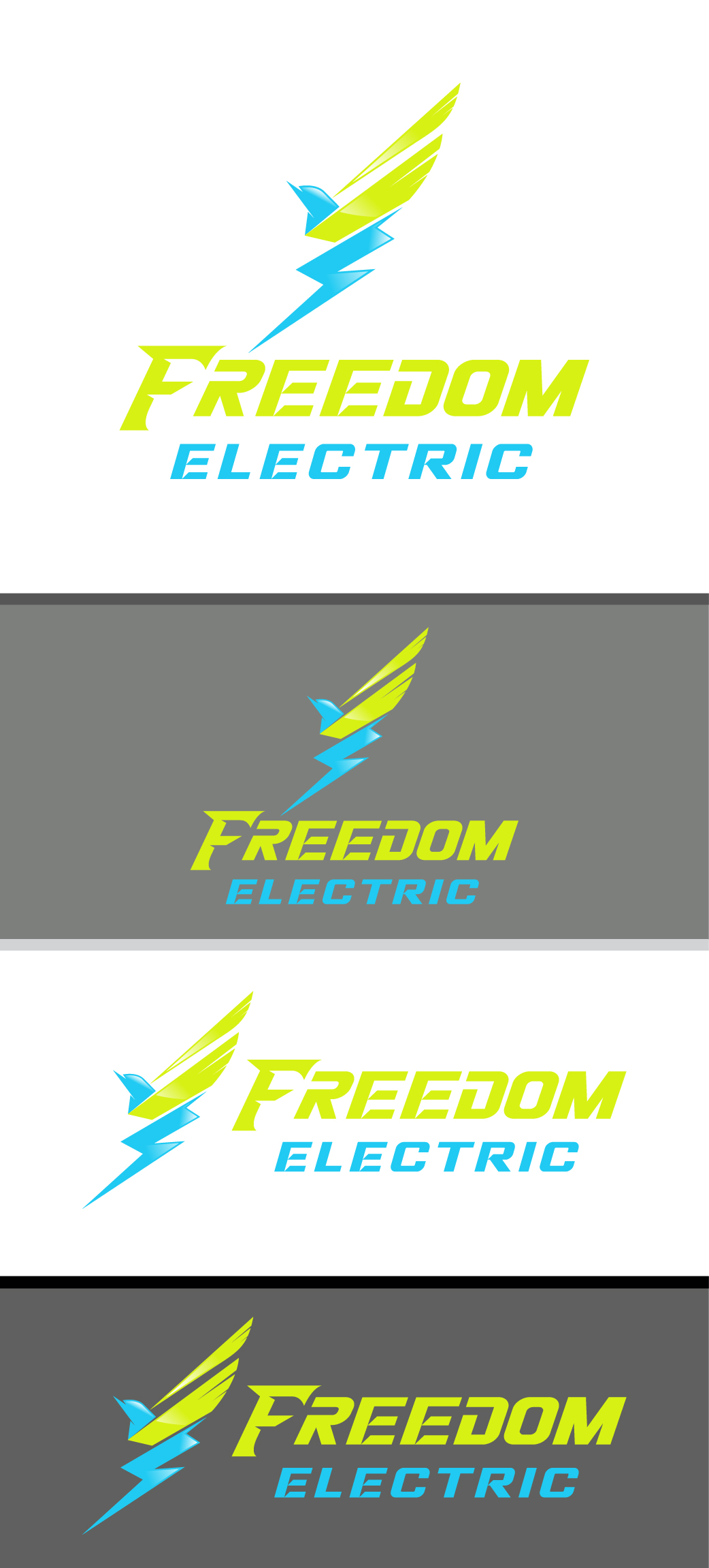 Logo Design for Freedom electric by Soul Light | Design #29012763