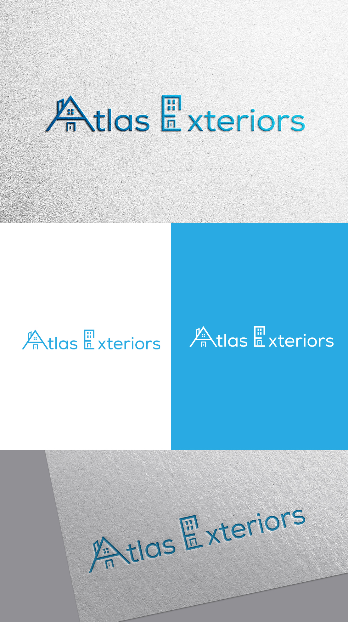 Elegant, Playful Logo Design for Atlas Exteriors by Sayma Fashion ...