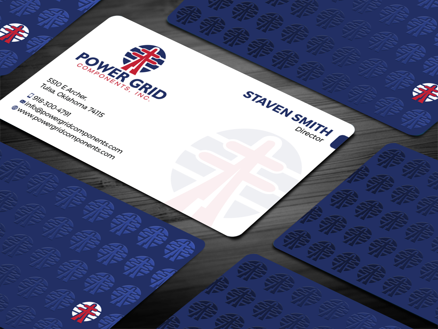 Elegant, Playful, US Power Grid Business Card Design for a Company by ...