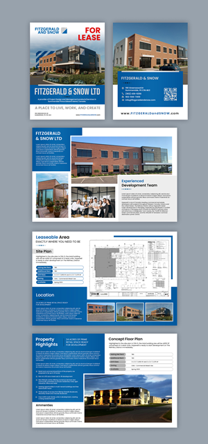 Commercial/Retail/Office Real Estate Lease Brochure for Vacant Space ...