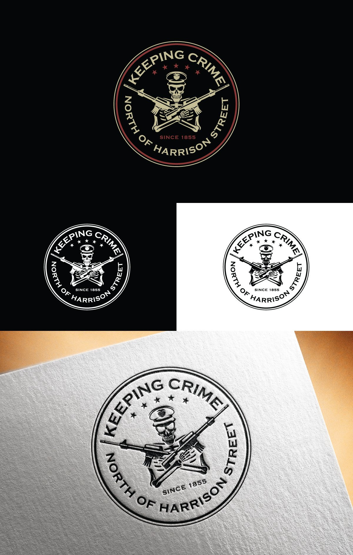 Serious, Bold, Law Enforcement Logo Design for Keeping Crime North of ...