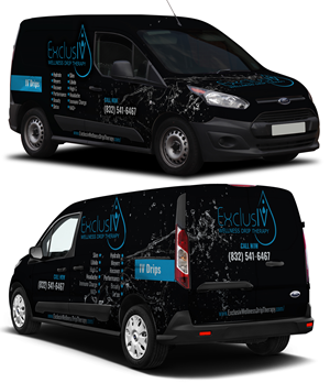 ExclusIV Wellness Drip Therapy Mobile IV vehicle wrap | 57 Car Wrap ...