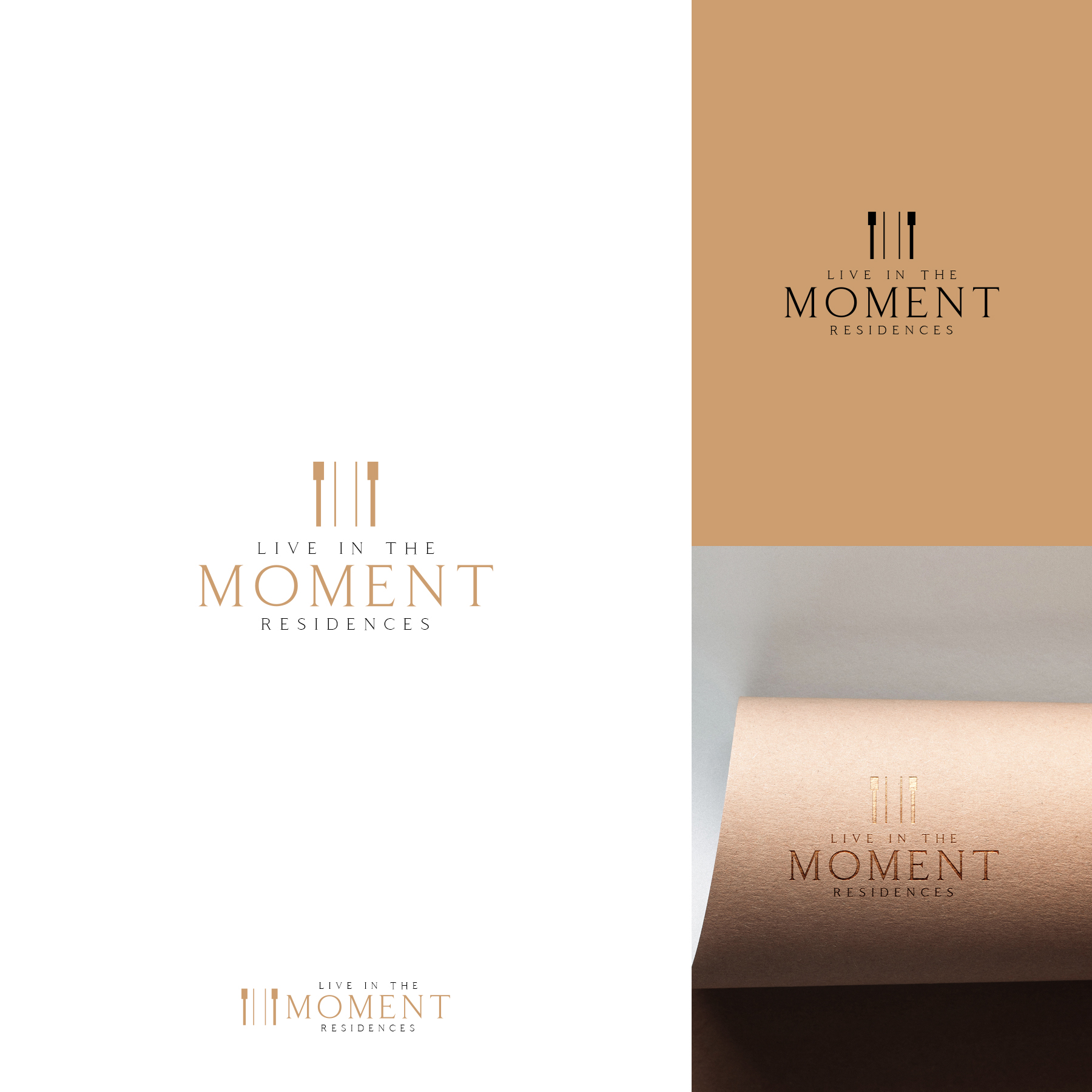 Logo Design for The Moment; The Moment Residences; and/or Live in The ...