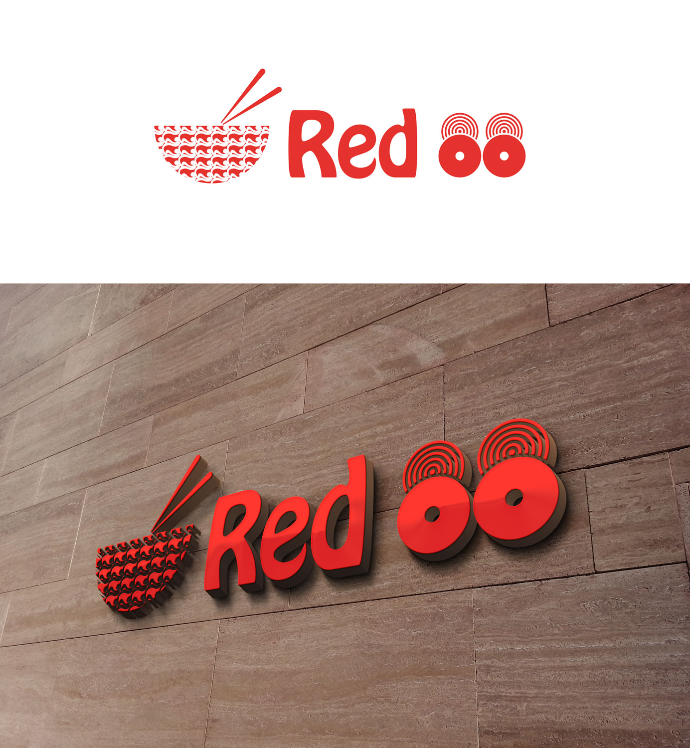 Elegant, Playful, Restaurant & Bar Logo Design for Red 88 by wdesigner2 ...