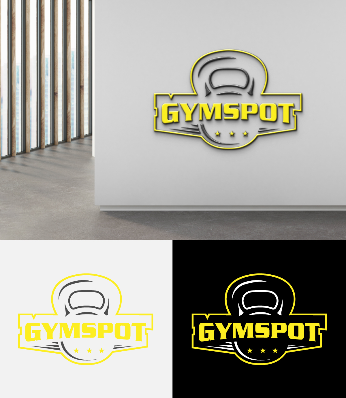 Bold, Modern, gym Logo Design for Gymspot / Gymspot Media by jemmy f 2 ...