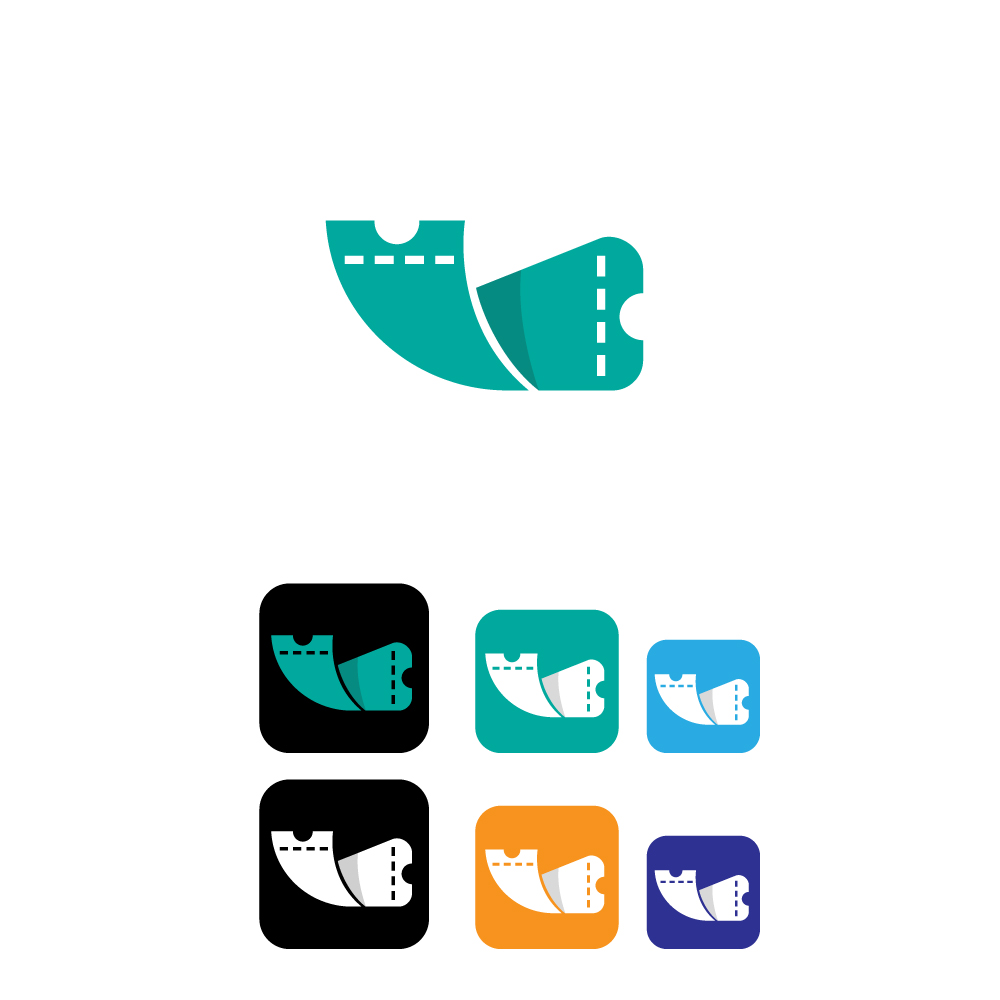 Logo Design for I want ticket icon by Sayma Fashion | Design #29031012