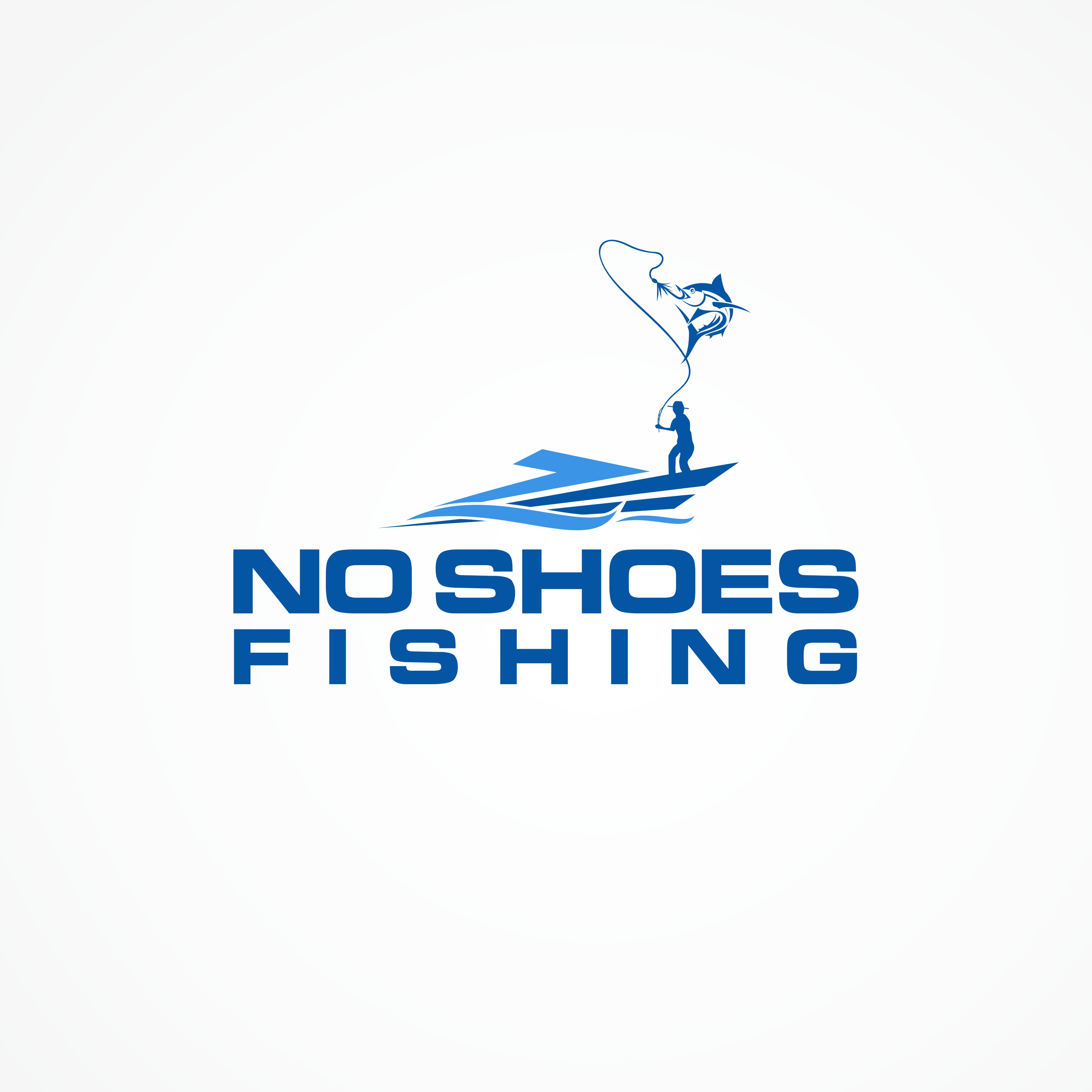 Playful, Modern, Boat tours, charter fishing Logo Design for No Shoes ...