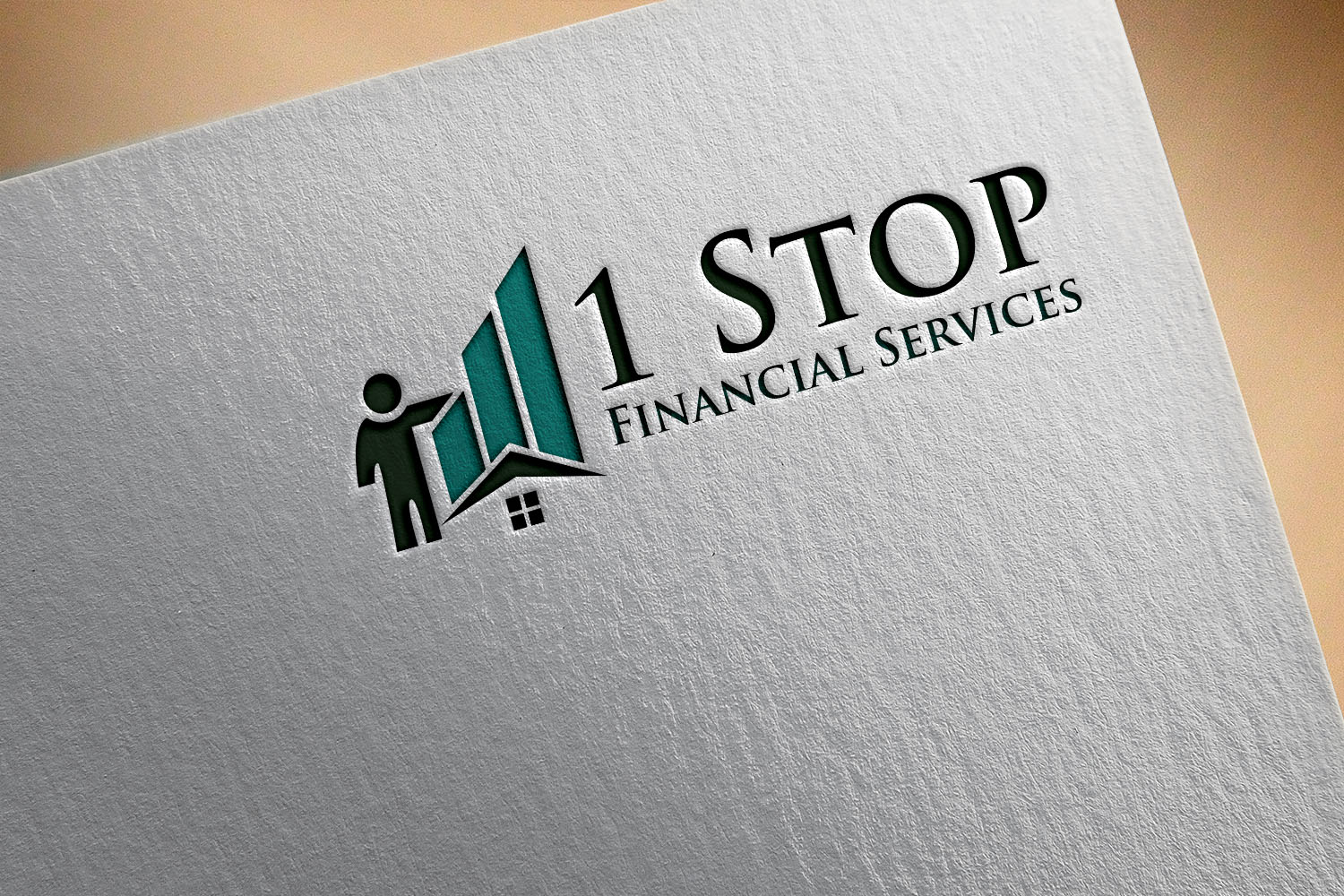Modern, Elegant Logo Design for 1 Stop Financial Services by adnan001 2 ...
