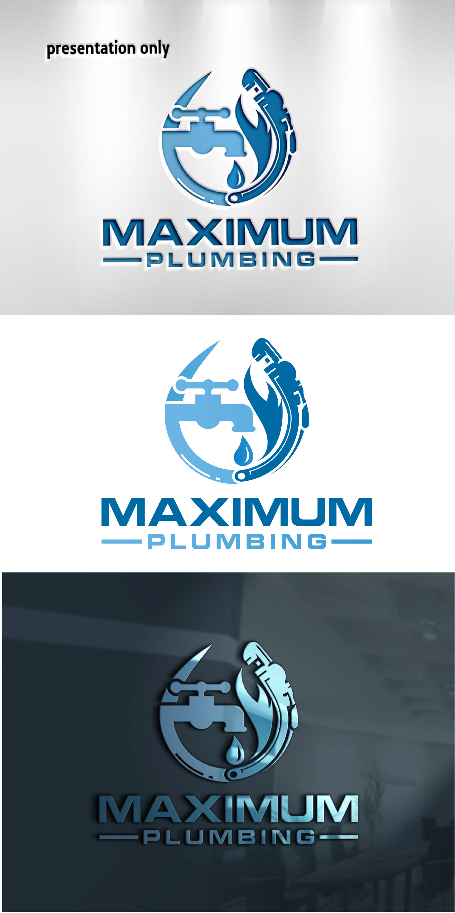 Logo Design for Maximum Plumbing by akterkhadijars | Design #29032915