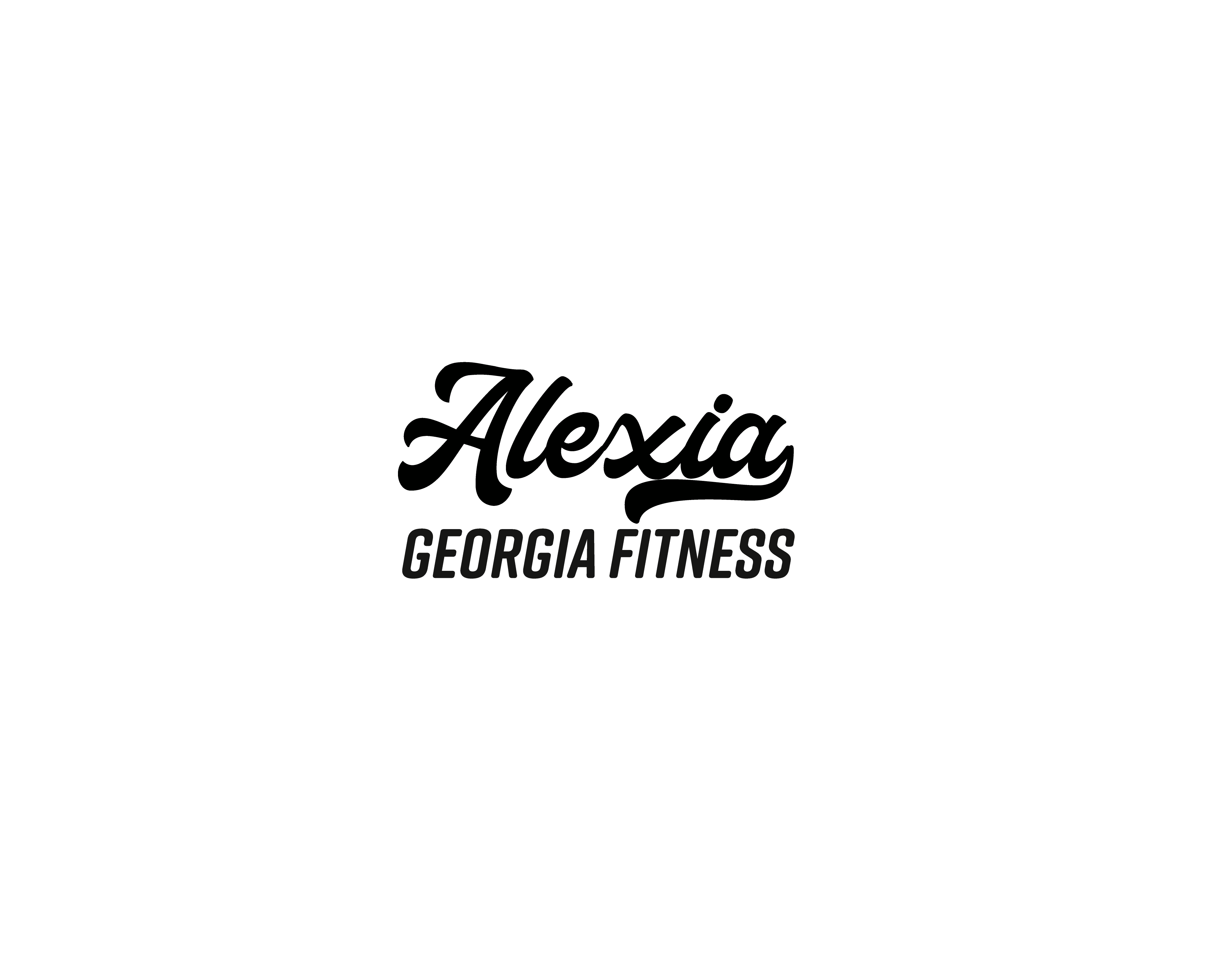 Logo Design for Alexia Georgia Fitness by artespraticas | Design #29039919