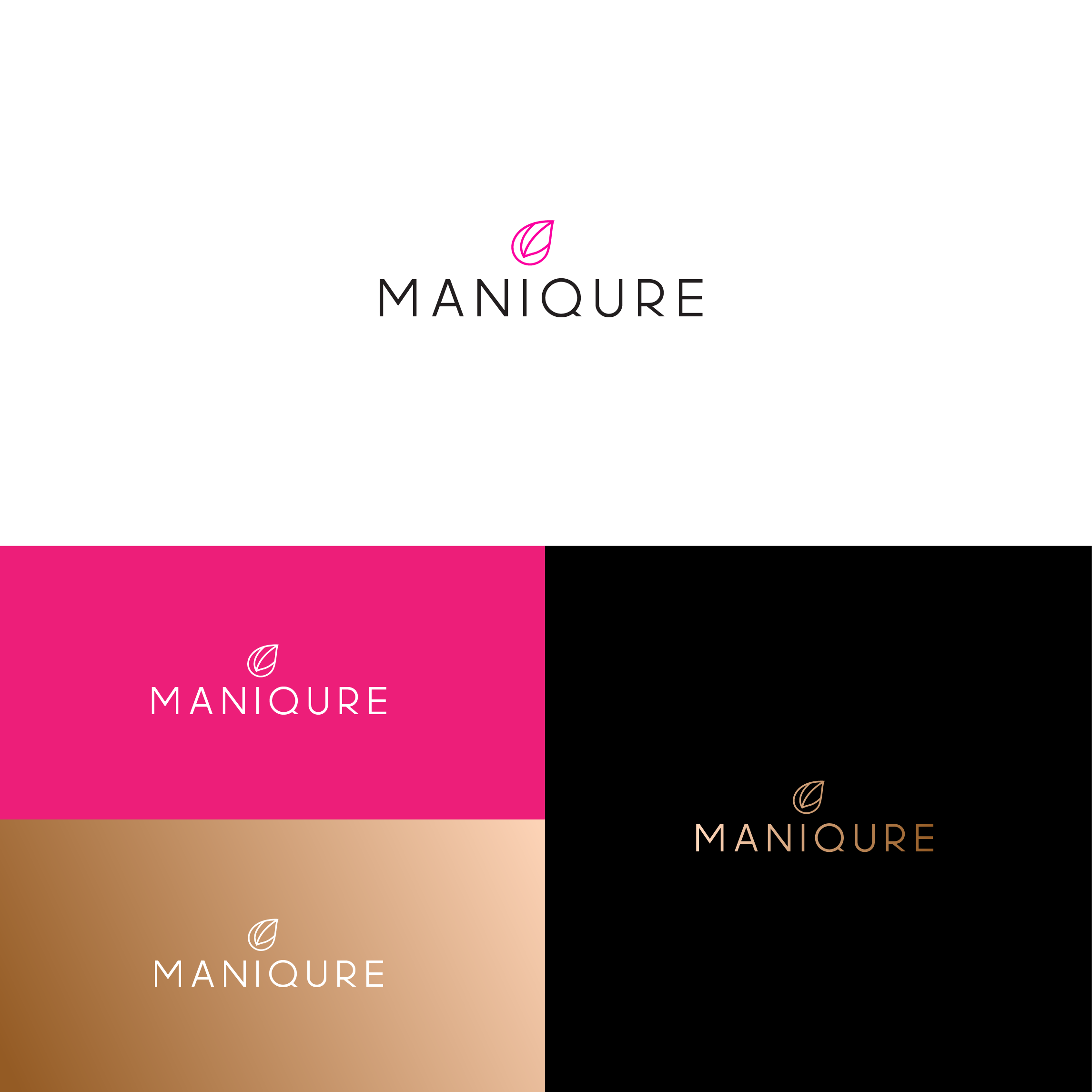 Elegant, Serious, Nail Polish Logo Design for ManiQure by Addi.k ...