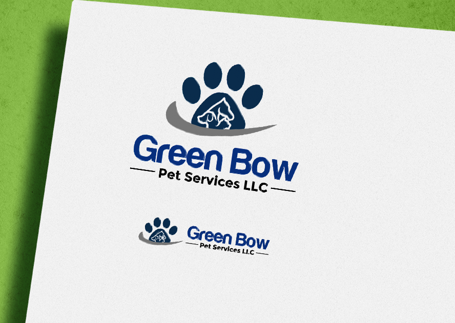 Bold, Playful, Domestic Pets Logo Design for Green Bow Pet Services LLC ...