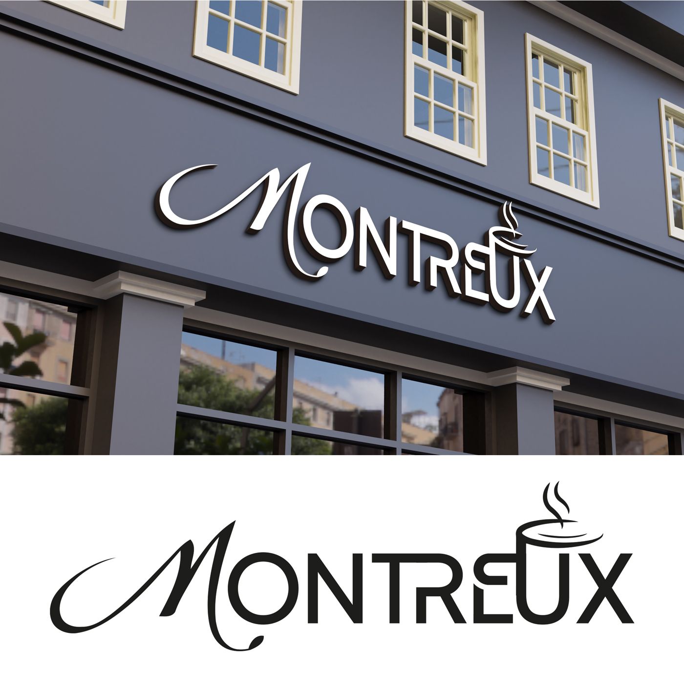 Logo Design for MONTREUX by Rubia@ | Design #29039326