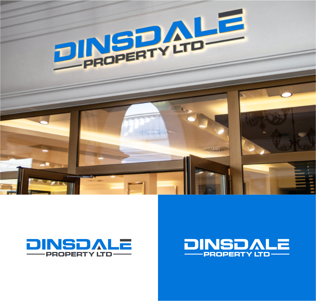 Modern, Upmarket, Real estate Logo Design for Dinsdale Property Ltd or ...