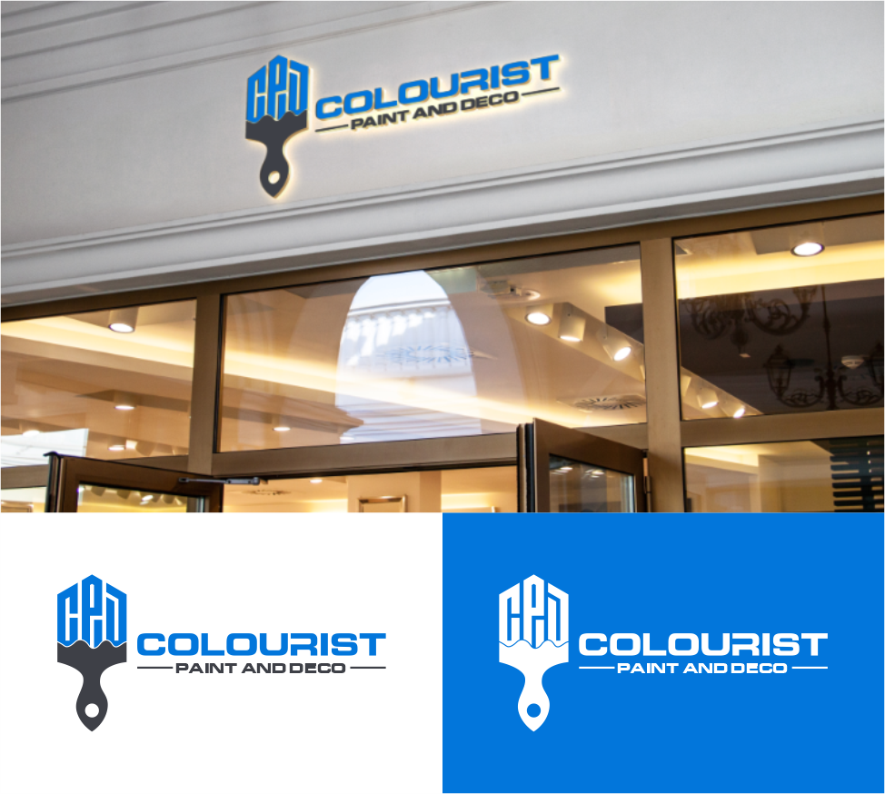 Logo Design for Colourist Paint and Deco by mas no | Design #29043136