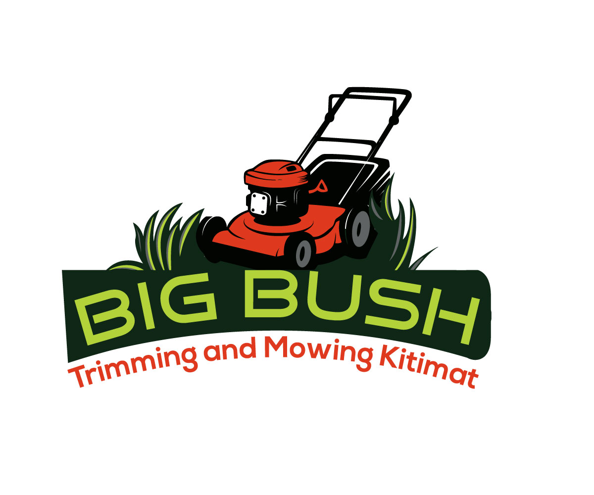 Playful, Personable Logo Design for Big Bush Trimming and Mowing ...