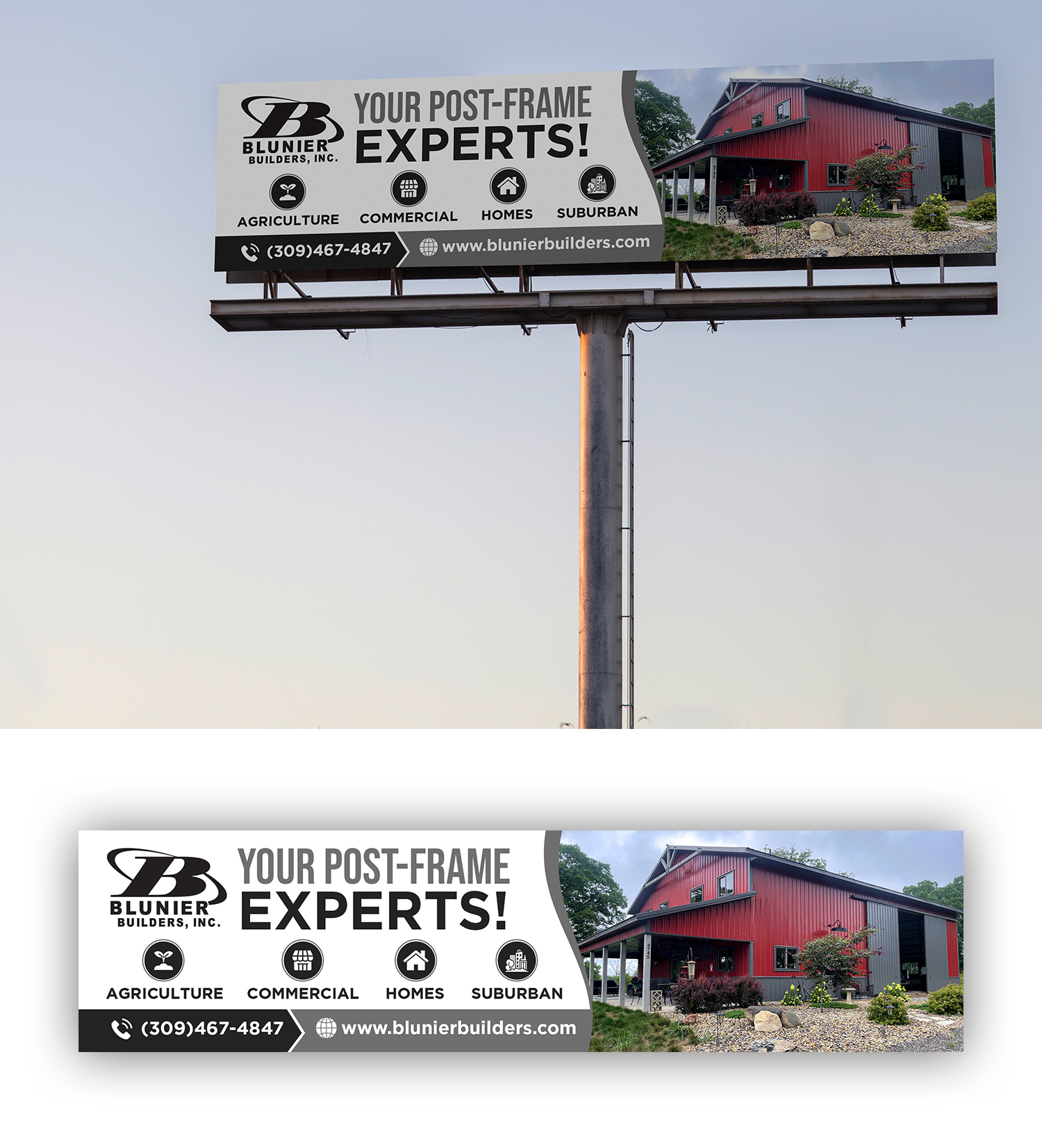 Modern, Professional, Construction - building Billboard Design for a ...