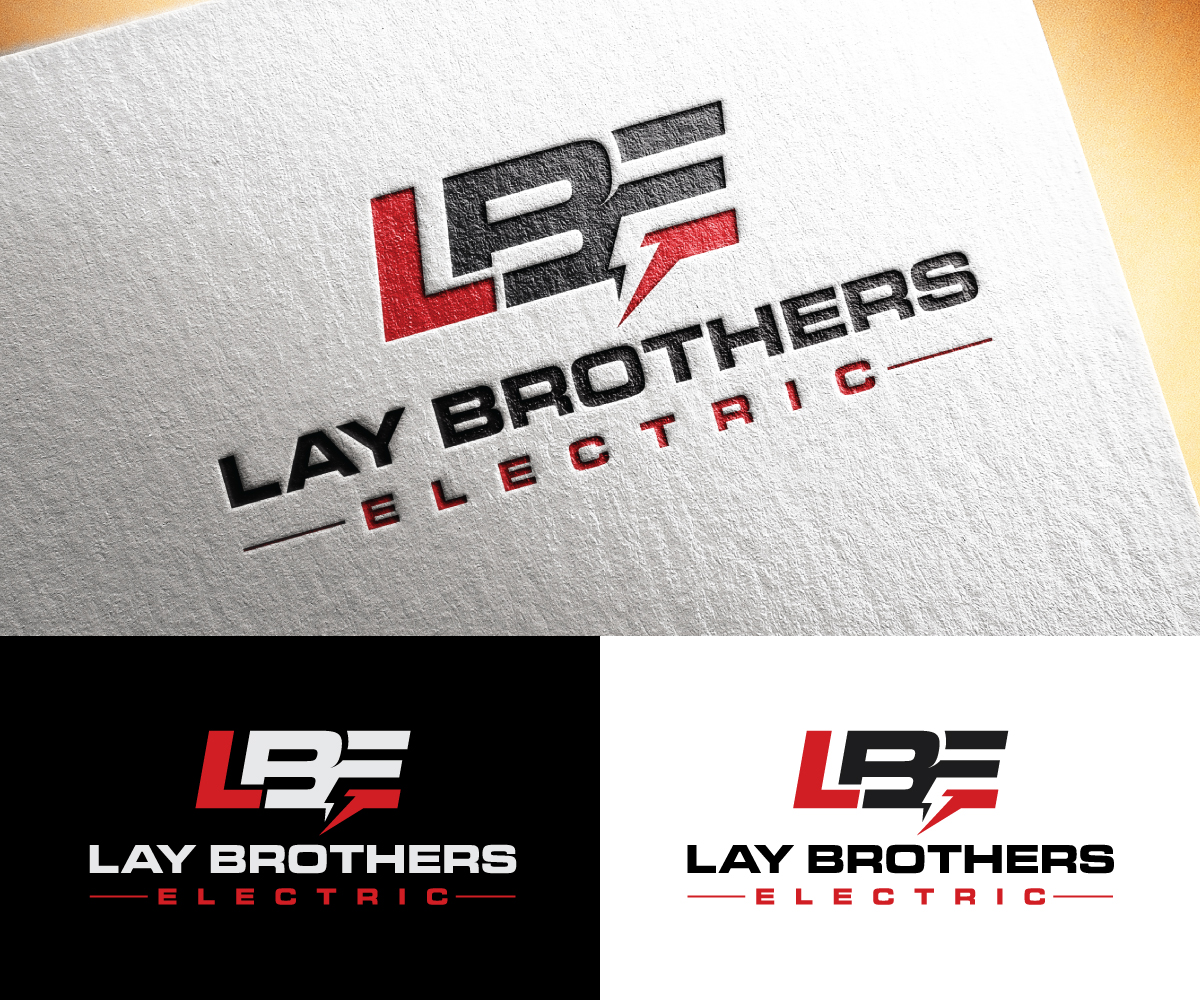 Logo Design for Lay Brothers electric or Lay bros ? by Dot Design 3 ...