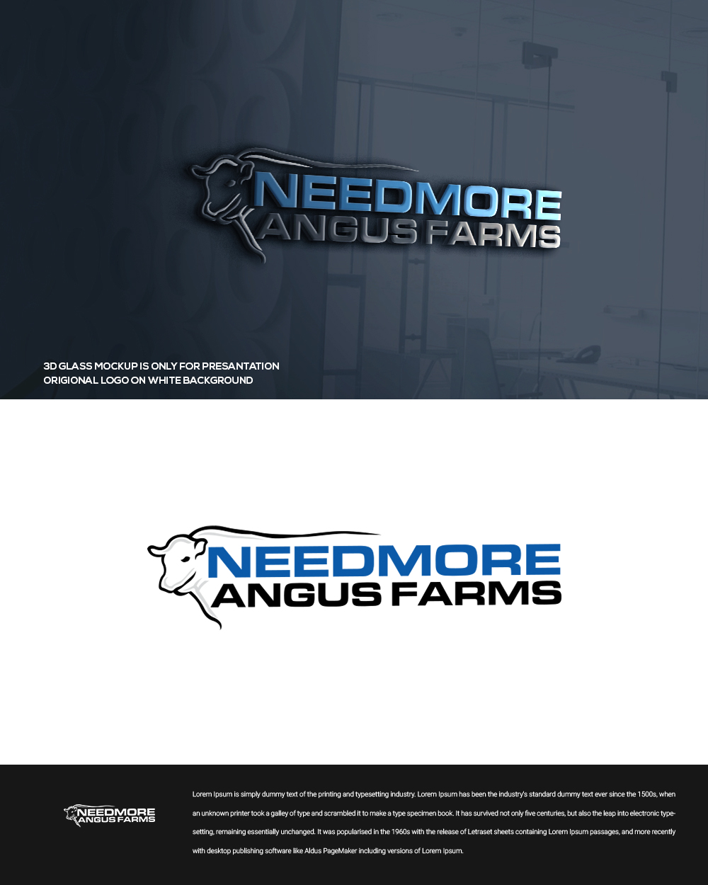 Bold, Serious, Cattle, Farms Logo Design for Needmore Angus Farms by fasi 2 | Design #29058319