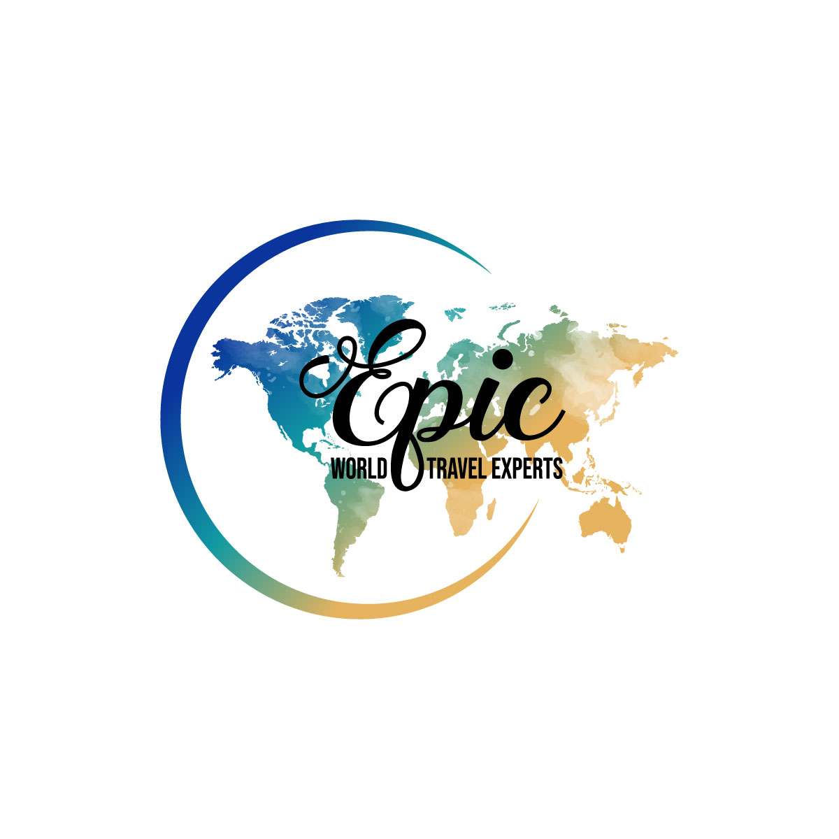 Playful, Colorful Logo Design for Epic World Travel Experts by Elmadad ...