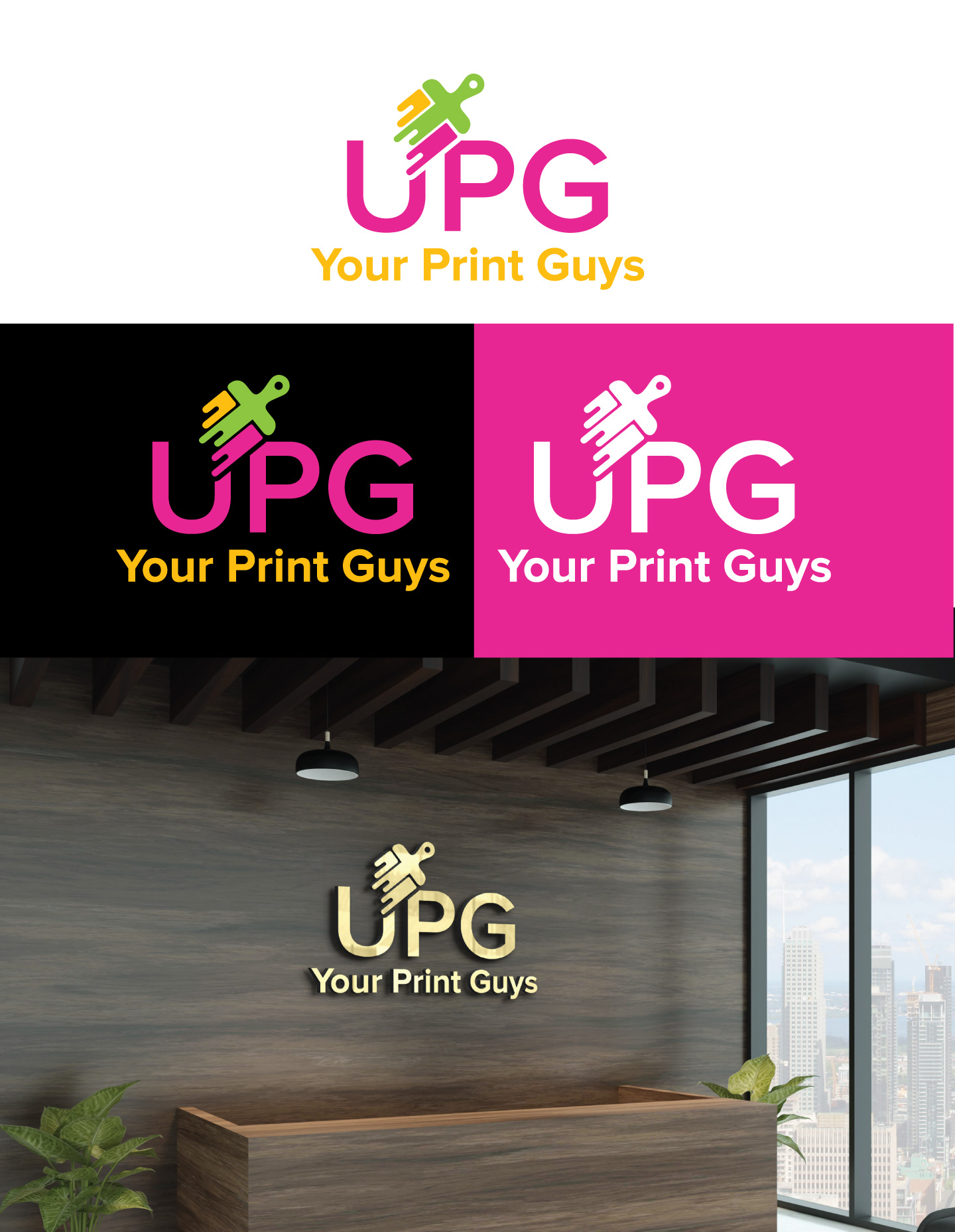 Modern, Playful Logo Design for Your Print Guys by humaun3114 | Design ...