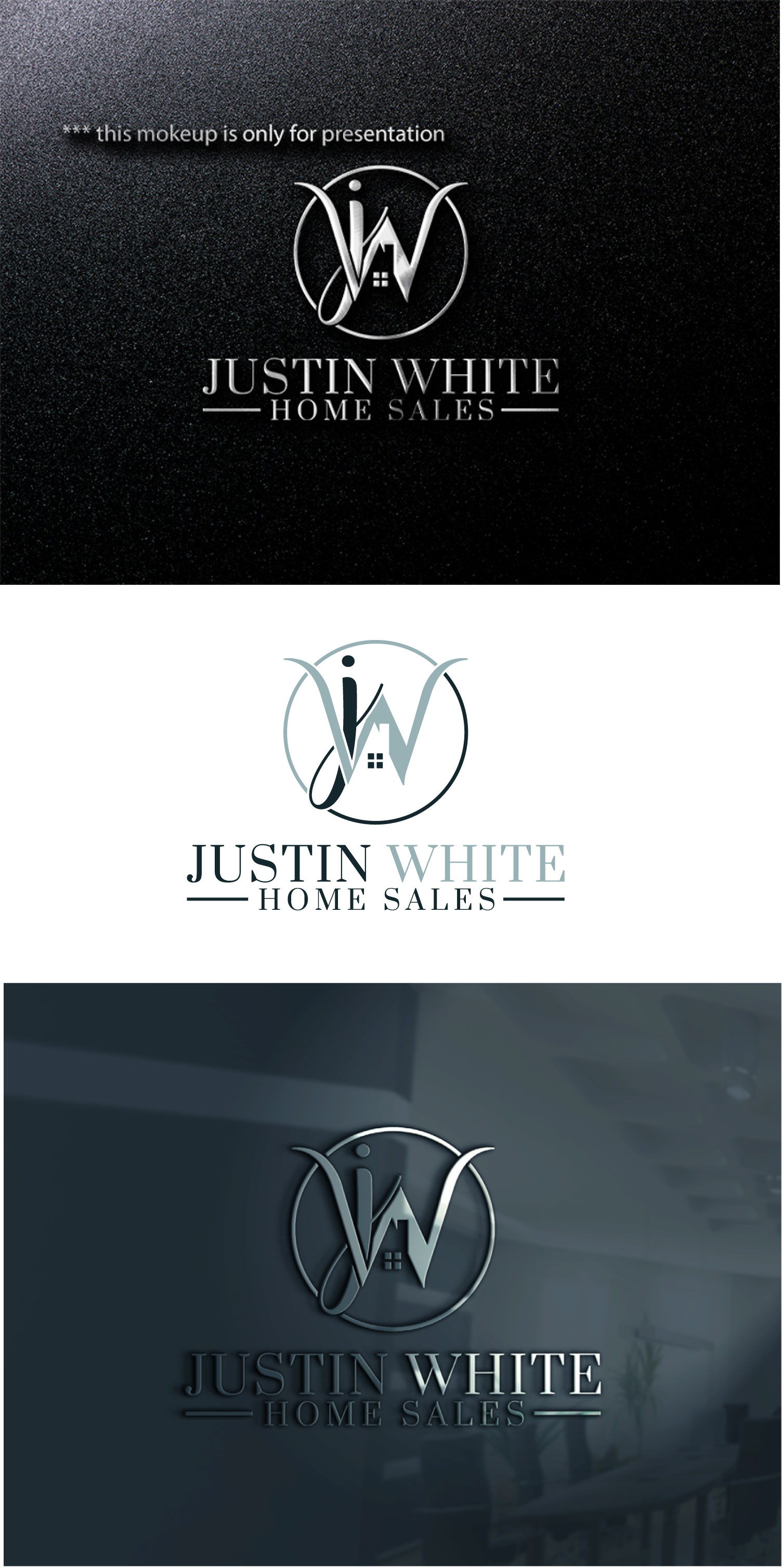 Logo Design for Justin White Home Sales by akterkhadijars | Design ...