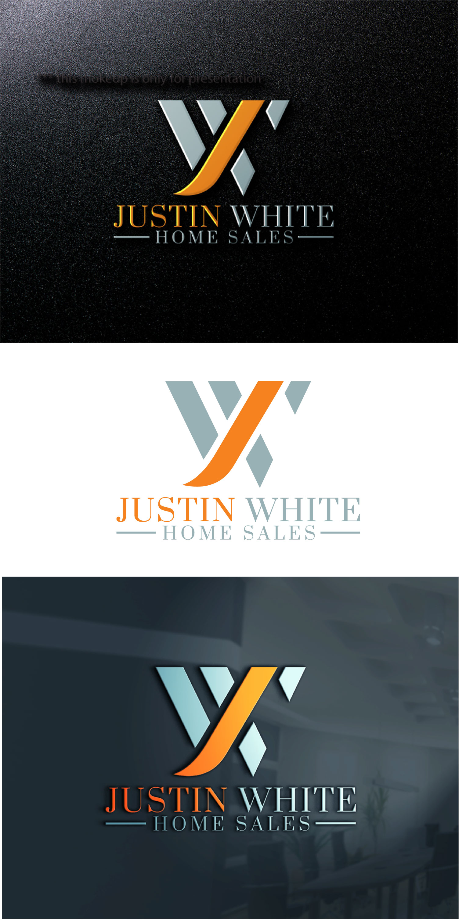 Logo Design for Justin White Home Sales by akterkhadijars | Design ...