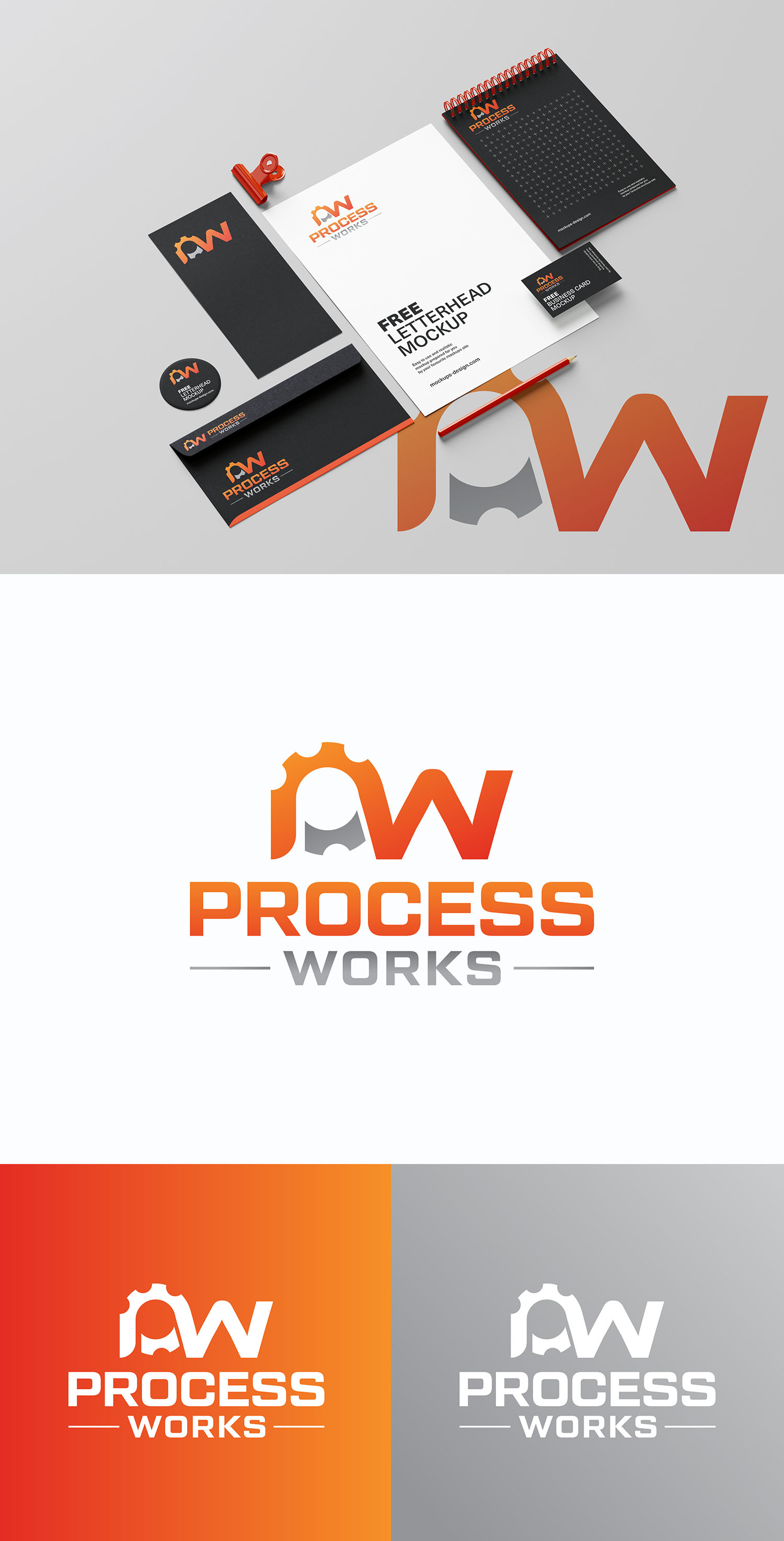 Logo Design for "PW" and PROCESSWORKS underneath it by Shanzida Akter | Design #29068432