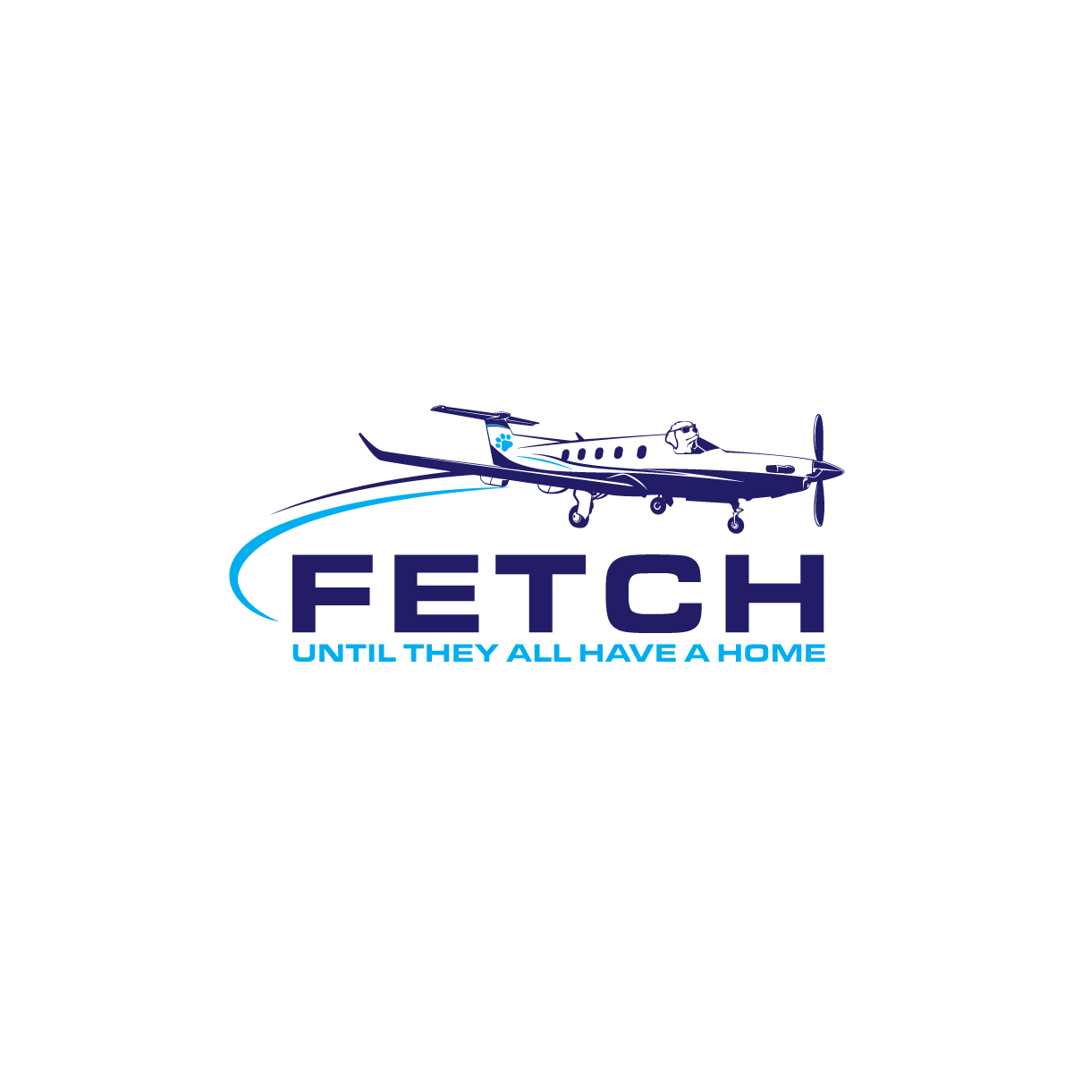 Playful, Modern, Animal Rescue Transport Logo Design for FETCH ….until ...